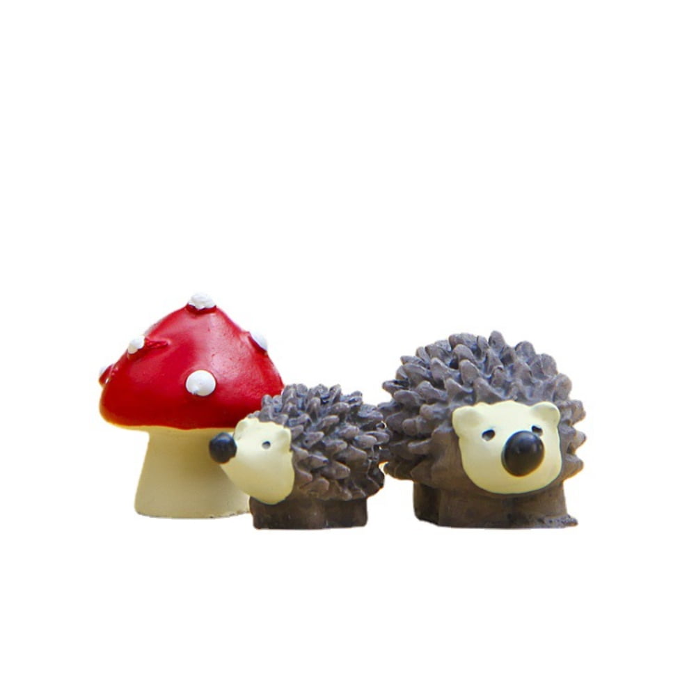 MesaSe Animal Figurines Little Duck Pig Hedgehog House Set Desk ...
