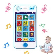 HUMJUSE Kids Phone Toy with Sound & Light - Educational Toy Cell Phone ...