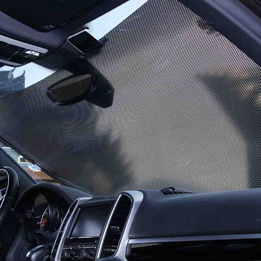 MesaSe Car Windshield Sun Shade Automatic Retractable Thermal Curtains ...