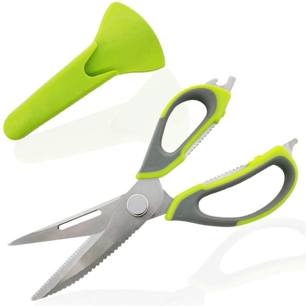 MesaSe Country Kitchen Set of 2 Kitchen Scissors, Stainless Steel ...