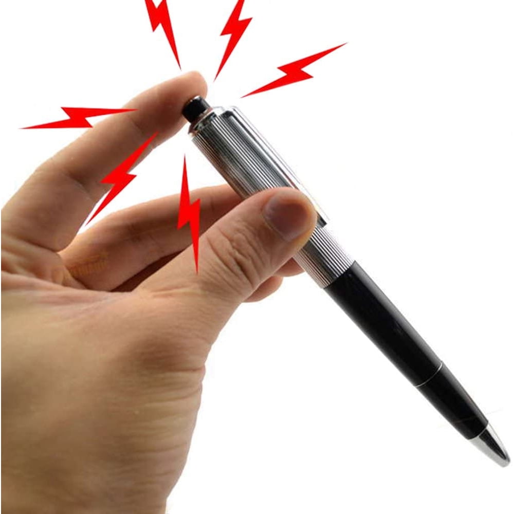 MesaSe Electric Shock Ballpoint Pen Gift Tricky toy spoof prank ...