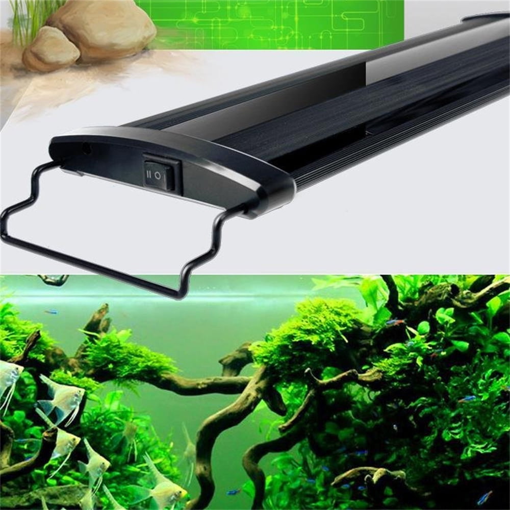 MesaSe LED Fish Tank Bracket Lamp Full-Spectrum Coral Aquatic Plant ...