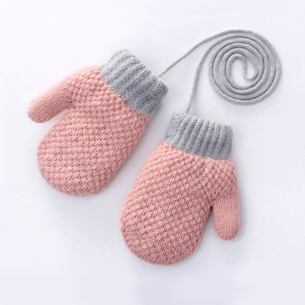 MesaSe New Arrival Winter Baby Boys Girls Knitted Gloves Warm Full ...
