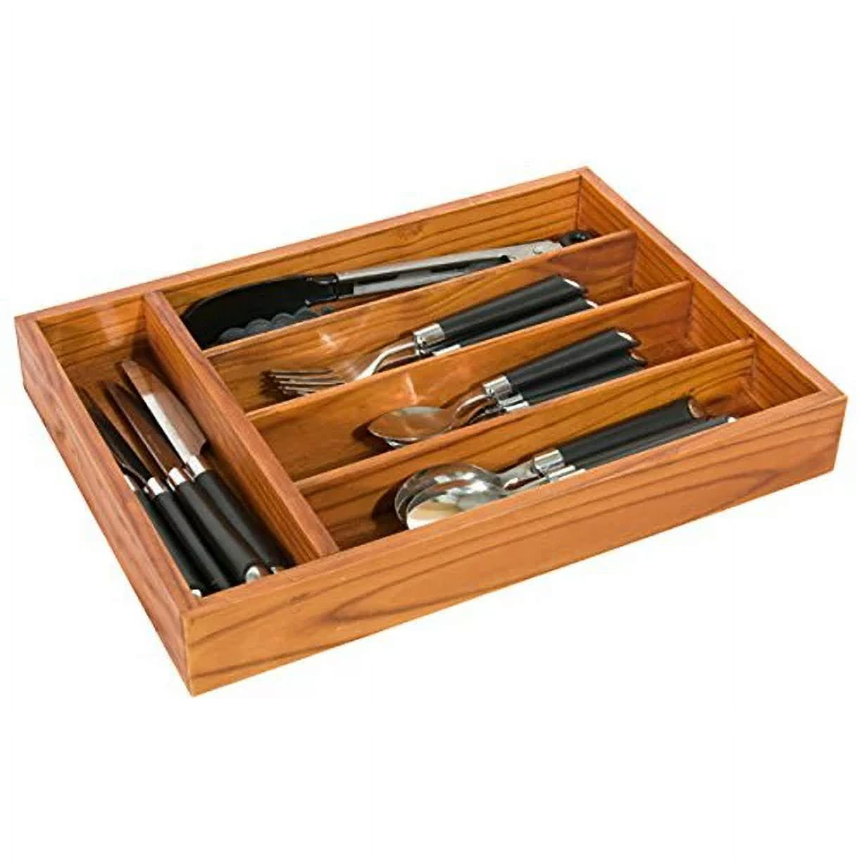 MesaSe Pine Cutlery Tray offers extra storage into a kitchen drawer for ...