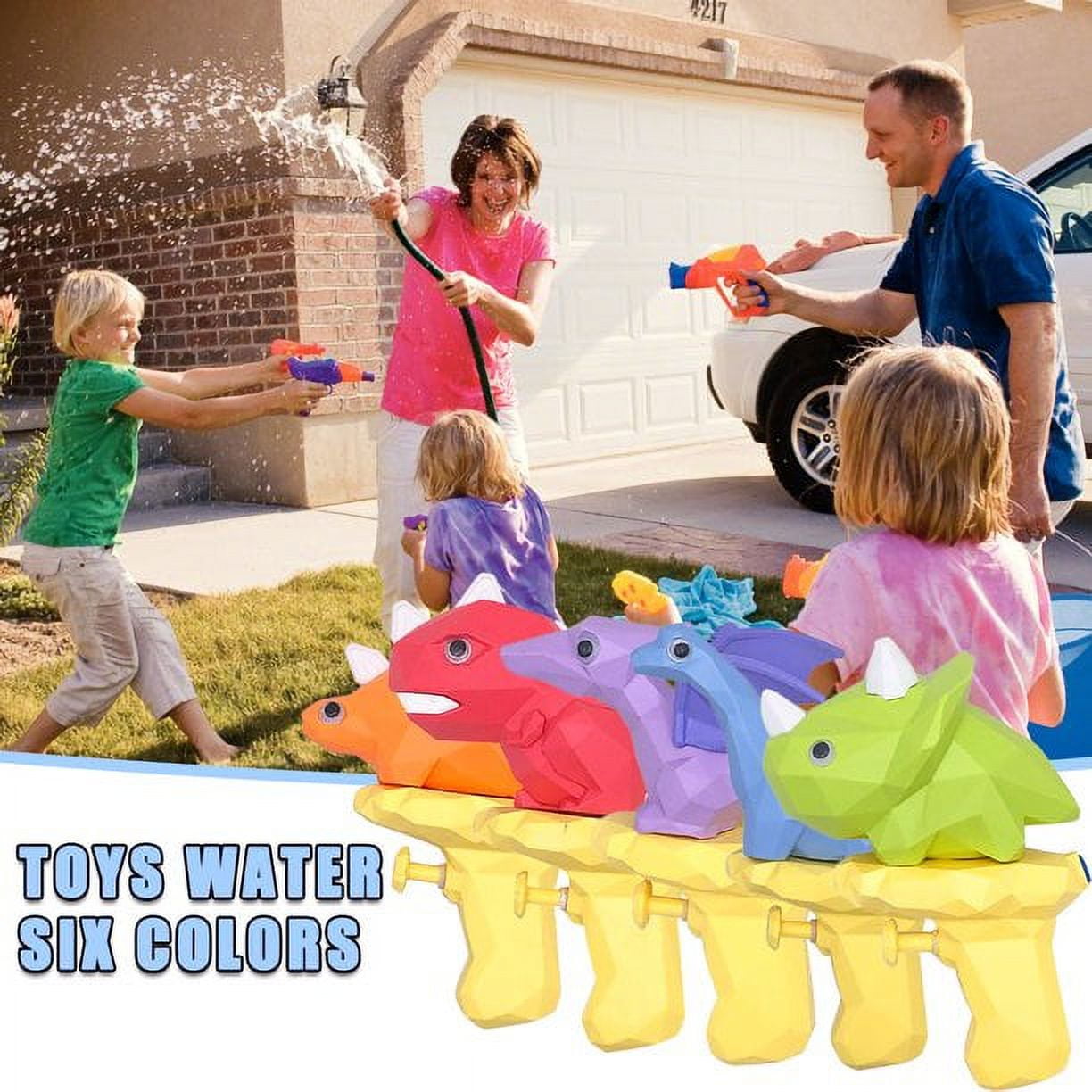MesaSe Dinosaur Water Guns Toys Kids Squirt Gun For Child Outdoor ...