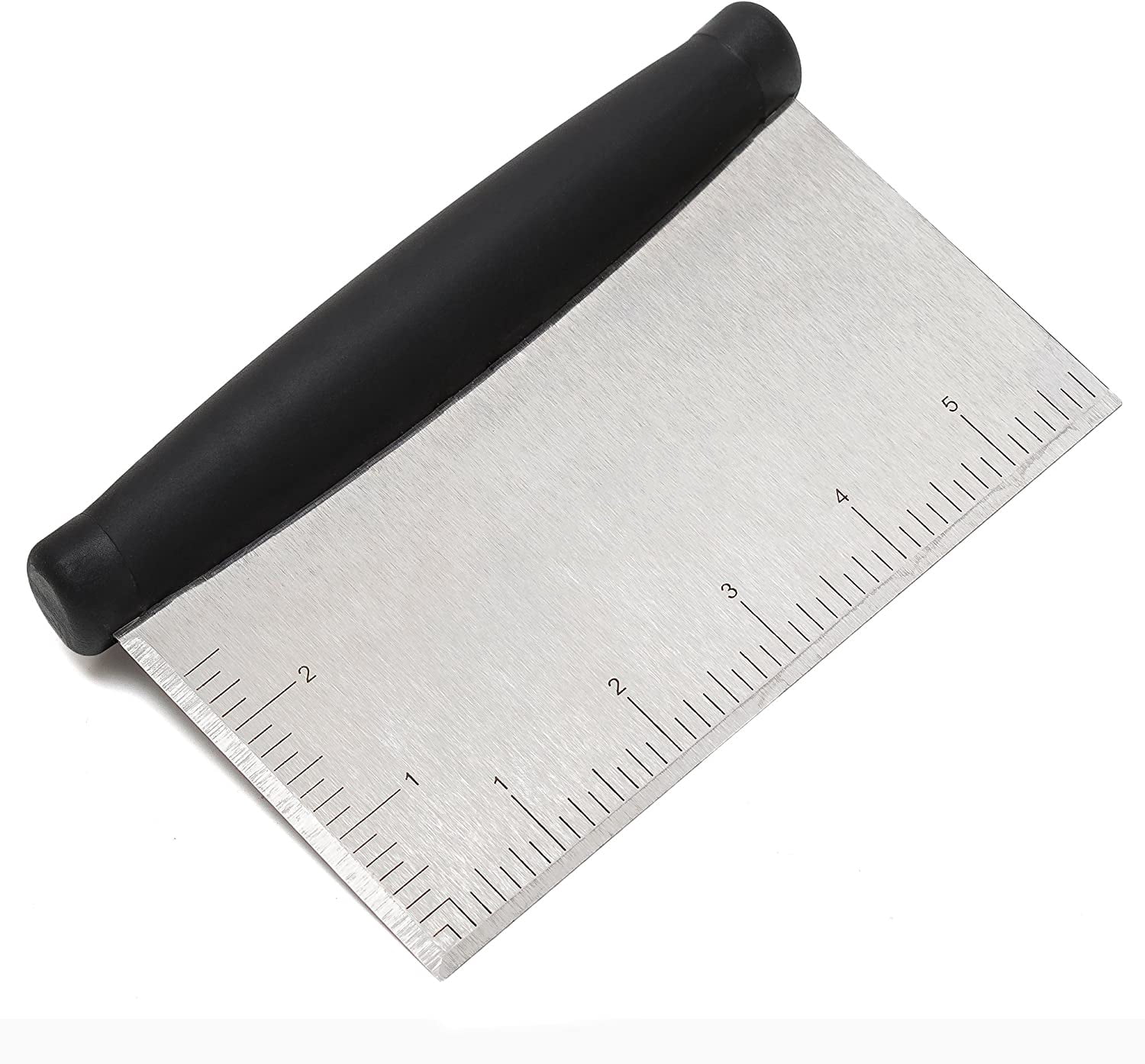 MesaSe Stainless Steel Metal Griddle Scraper Chopper - Great as Dough ...