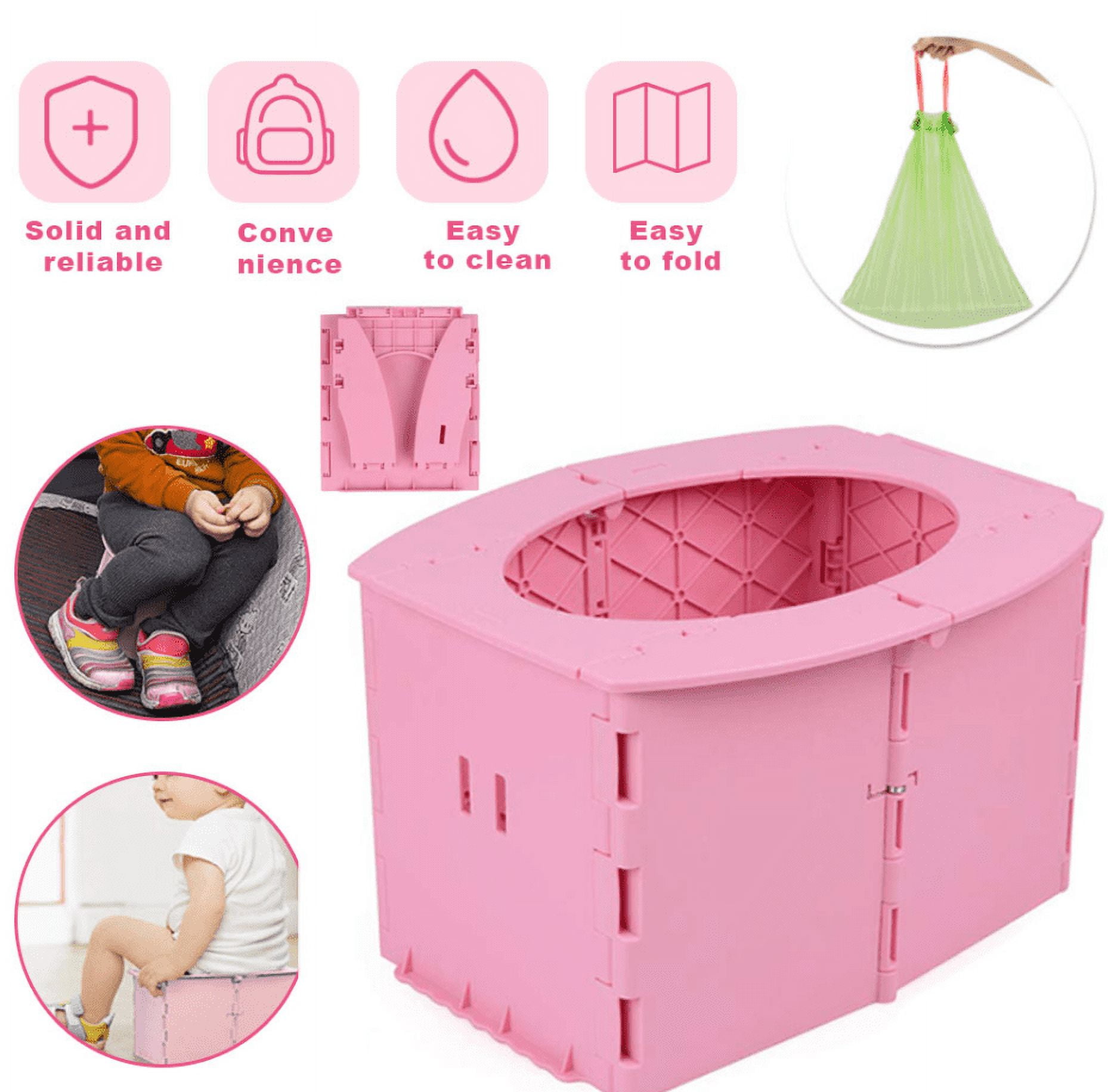 MesaSe Portable Toilet for Kids, Reusable Foldable Toilet for Toddler ...
