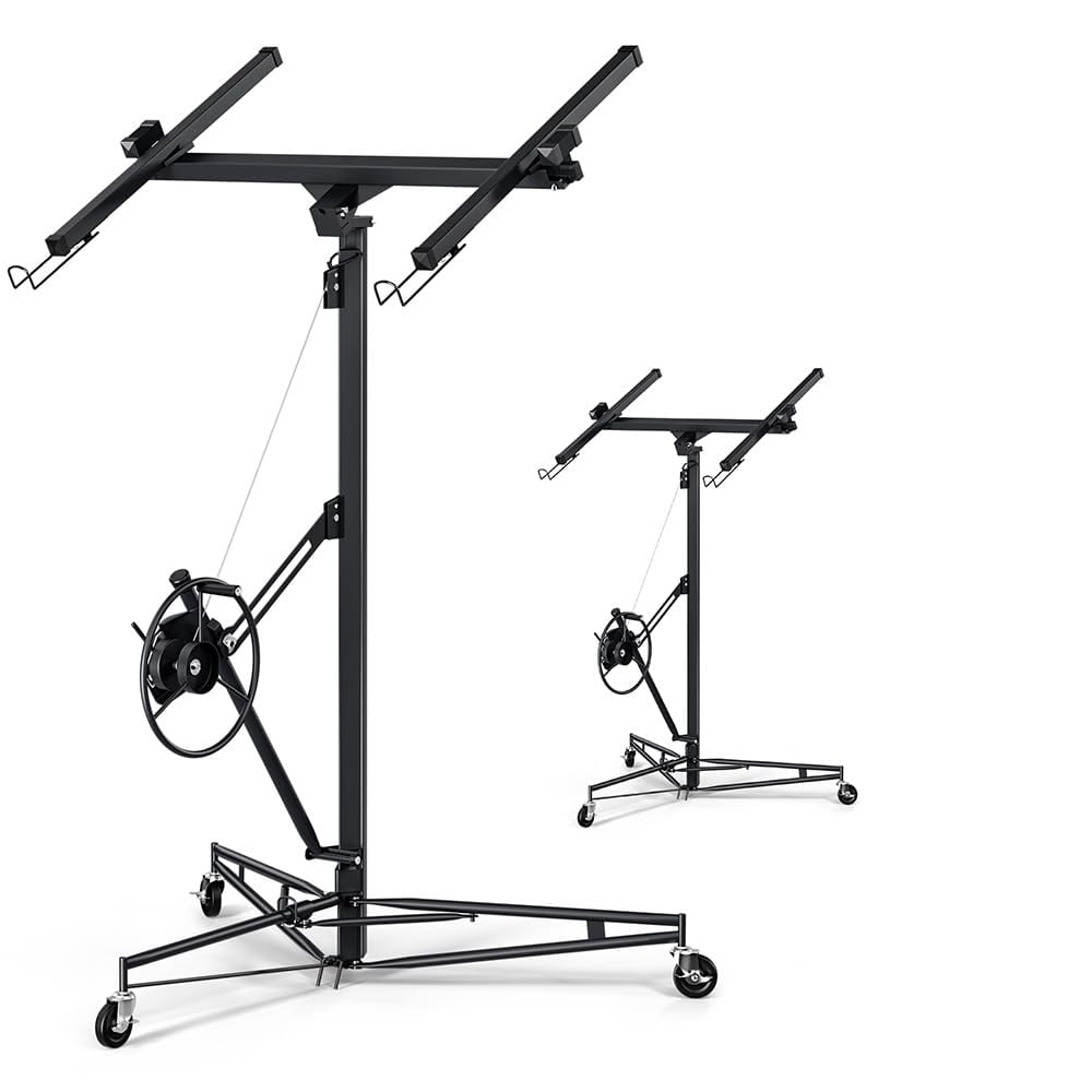 Mescukay 13 FT Heavy Duty Drywall Lift, Drywall Rolling Lifter Panel ...