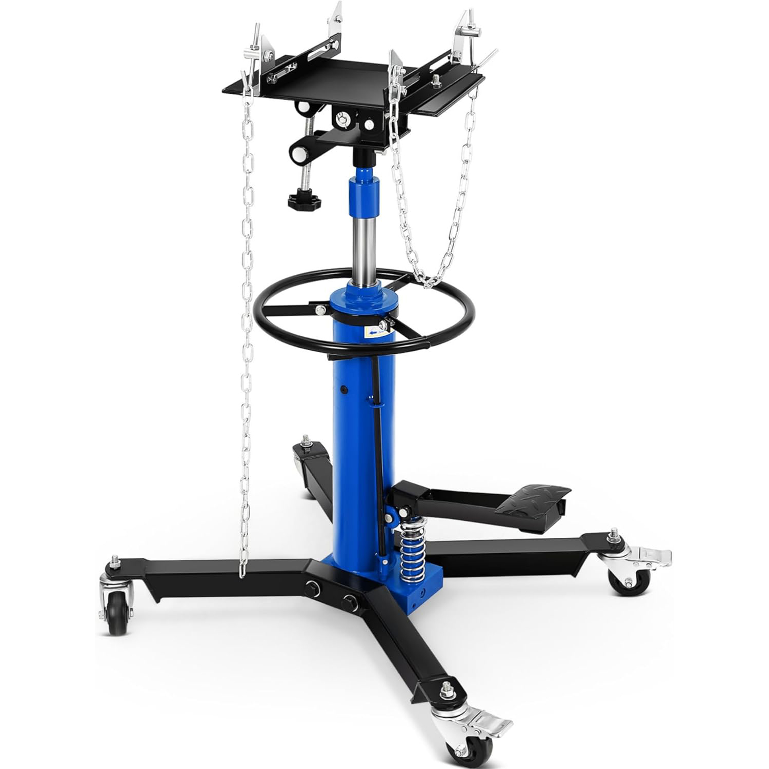 Mescukay 1322lbs Transmission Jack, 2-Stage Hydraulic Telescopic Jacks ...