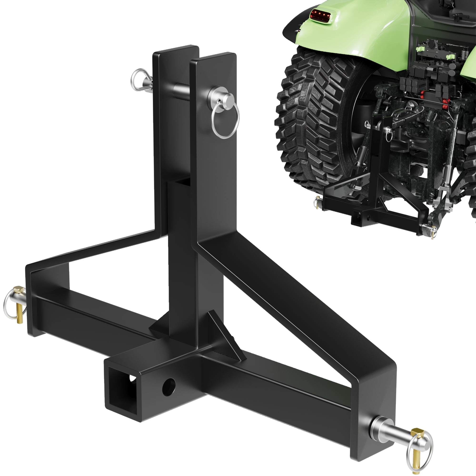 Mescukay 3 Point Quick Hitch Receiver, 2" Receiver Quick Hitch ...