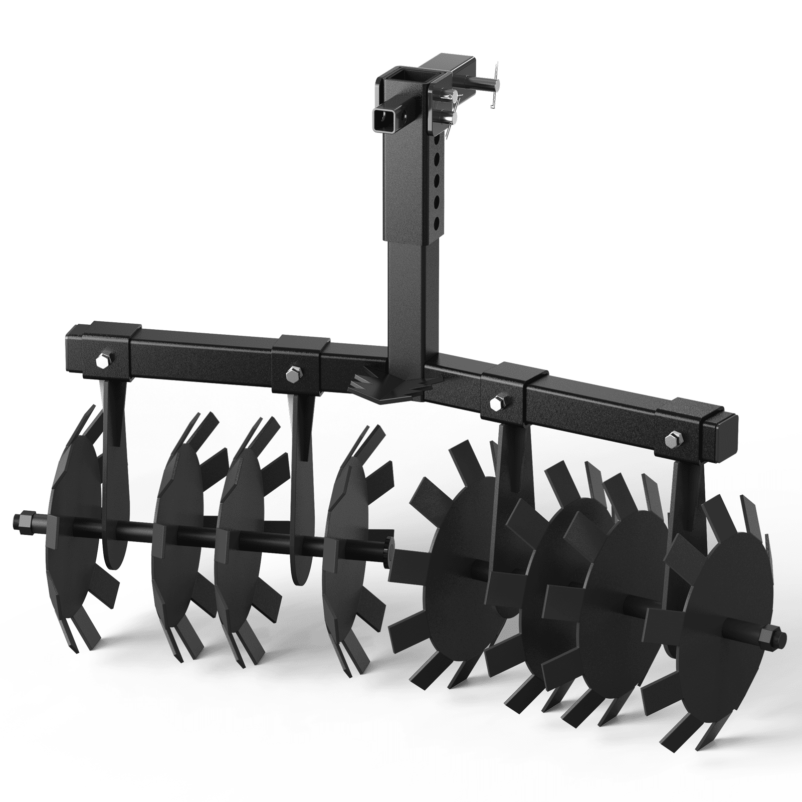 Mescukay 32" Disc Plow Harrow with Universal 2" Receiver Mount for ATV ...