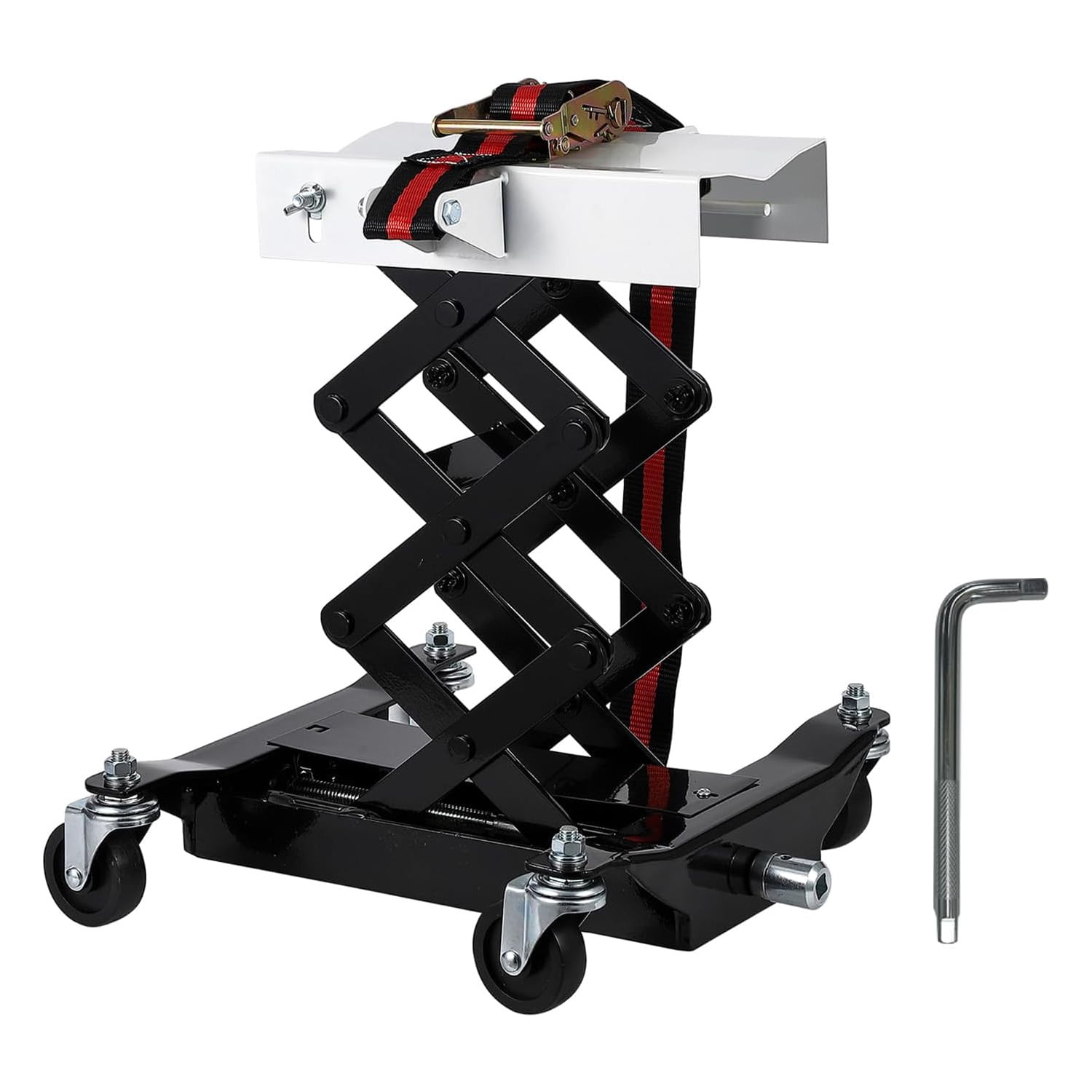 Mescukay 450 LBS Heavy-Duty Transmission Jack, Auto Repair Lifting Jack ...