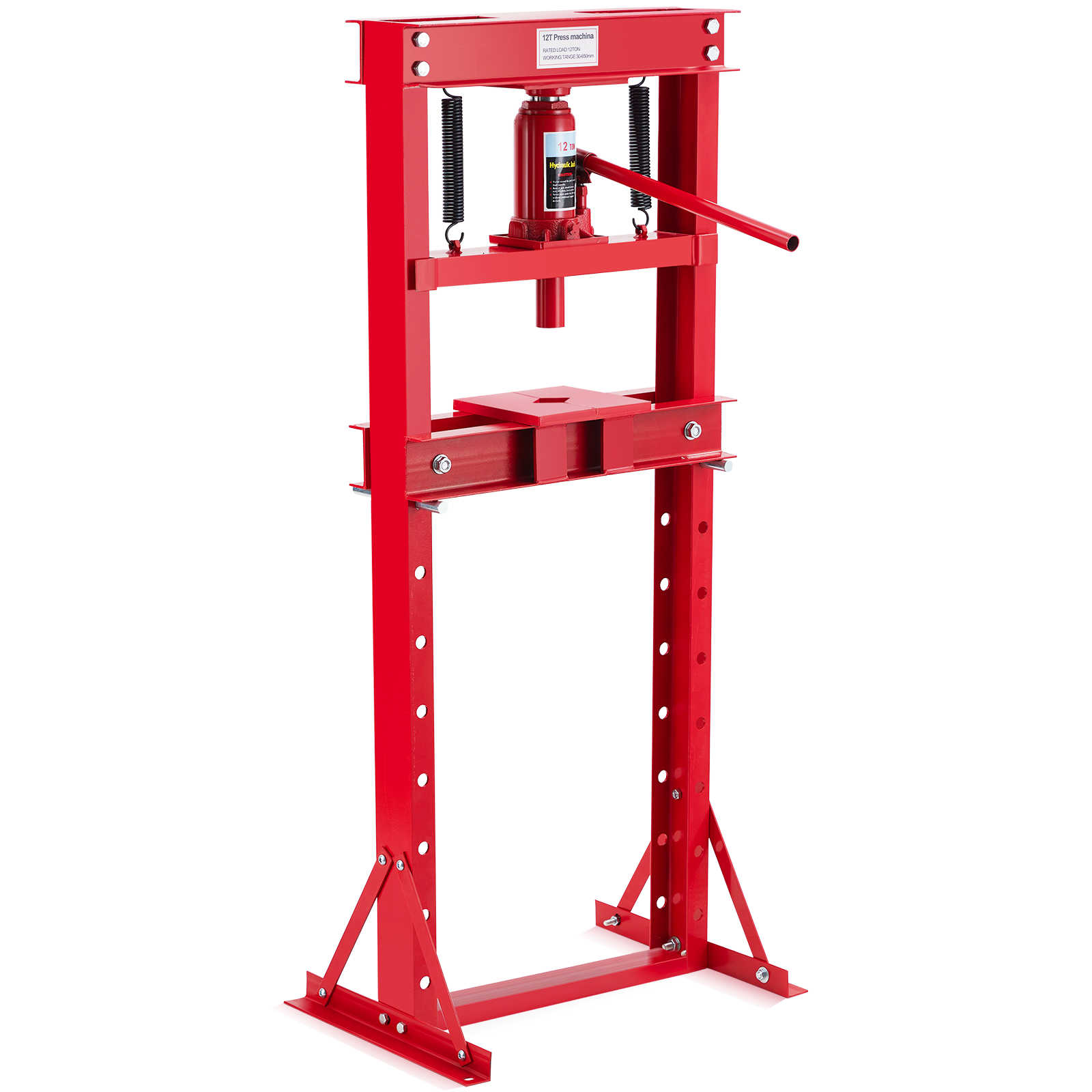 Mescukay 6T Hydraulic Press, 6 Ton H-Frame Garage Floor Hydraulic Shop ...