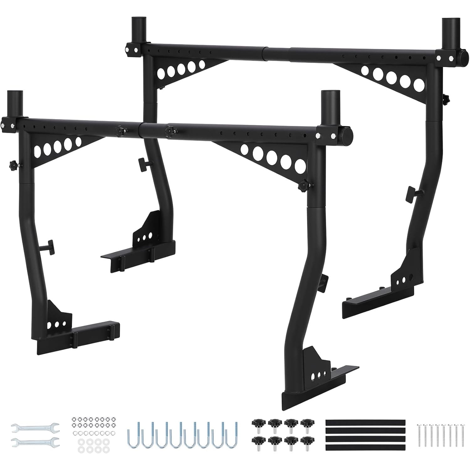 Mescukay Adjustable Truck Ladder Rack for Pickup, 1000 lbs Capacity ...