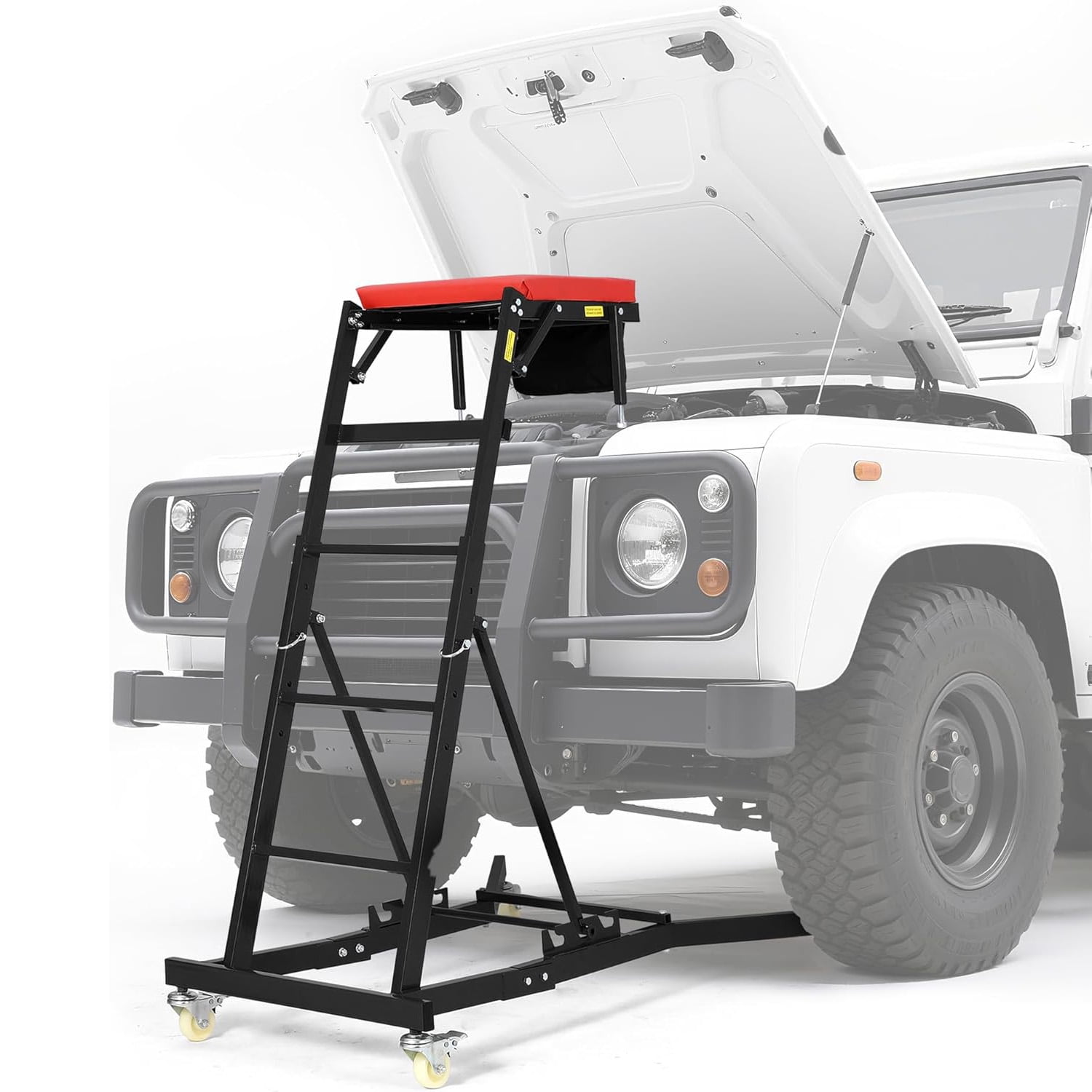 Mescukay Automotive Creeper, 400 LBS Capacity Adjustable Height 49.2 ...