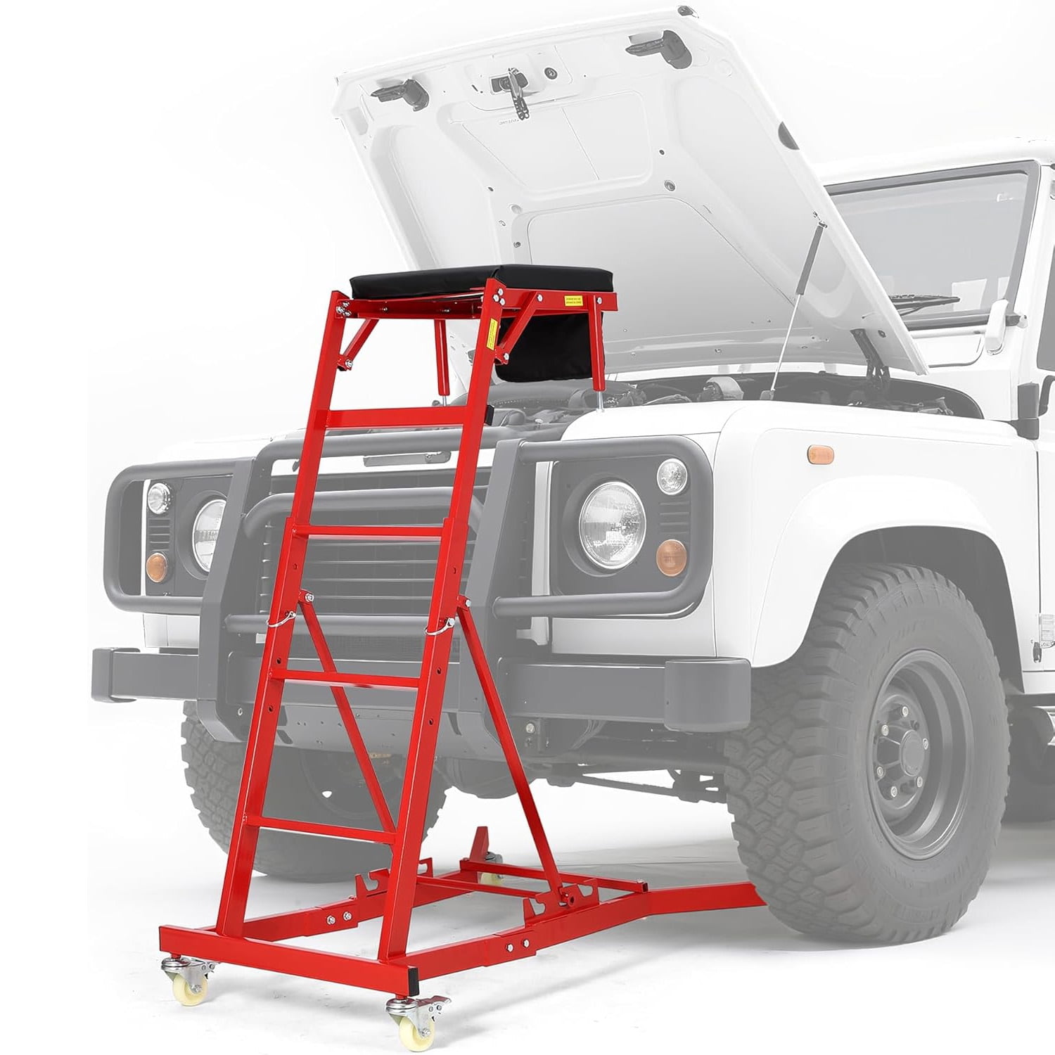 Mescukay Automotive Creeper, 400 LBS Capacity Adjustable Height 49.2 ...