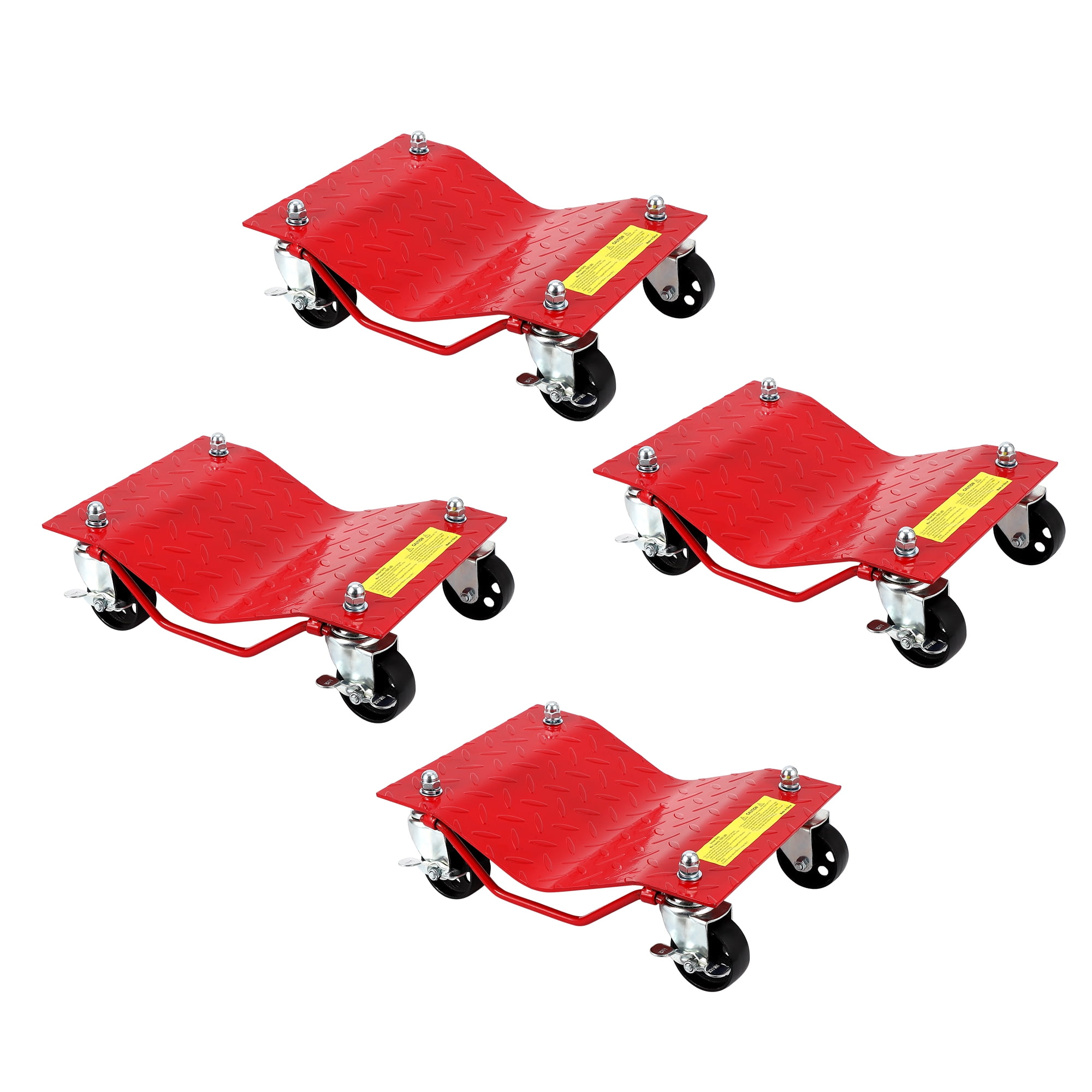 Mescukay Car Dolly Set of 2/4 2,000 LBS Capacity Heavy Duty Wheel ...