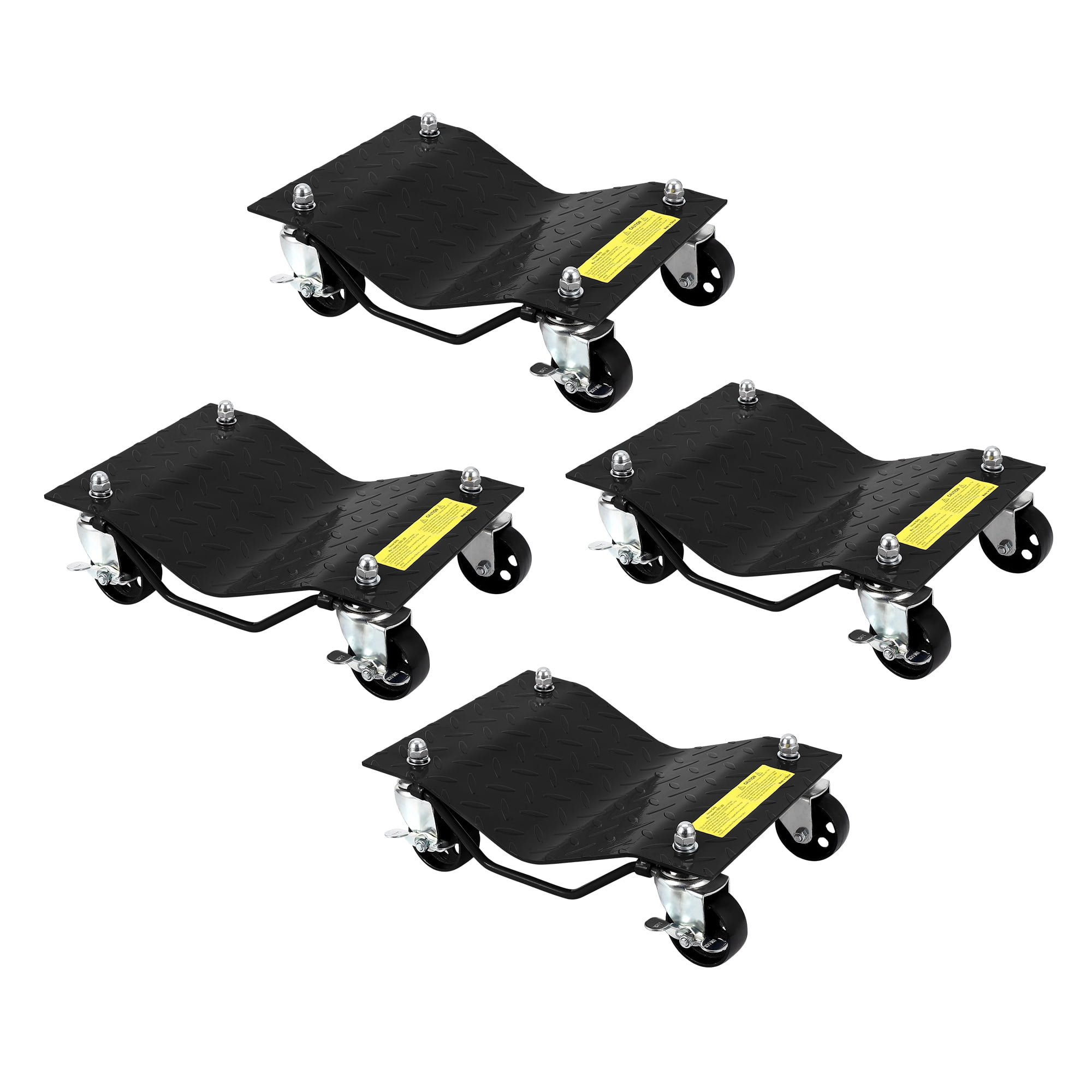 Mescukay Car Dolly Set of 2/4 2,000 LBS Capacity Heavy Duty Wheel ...