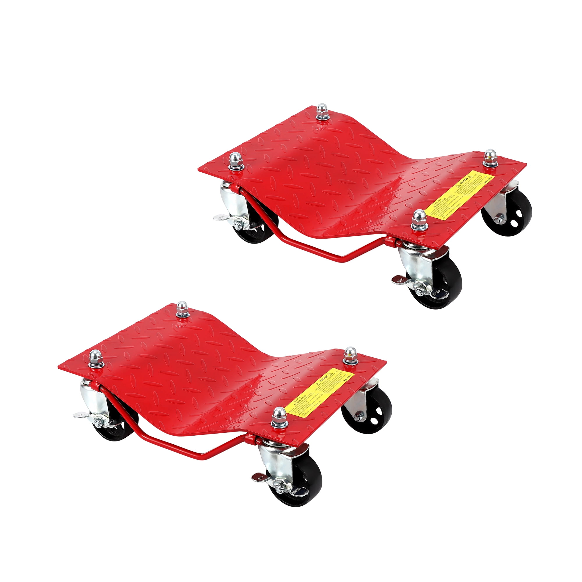 Mescukay Car Dolly Set of 2/4 2,000 LBS Capacity Heavy Duty Wheel ...
