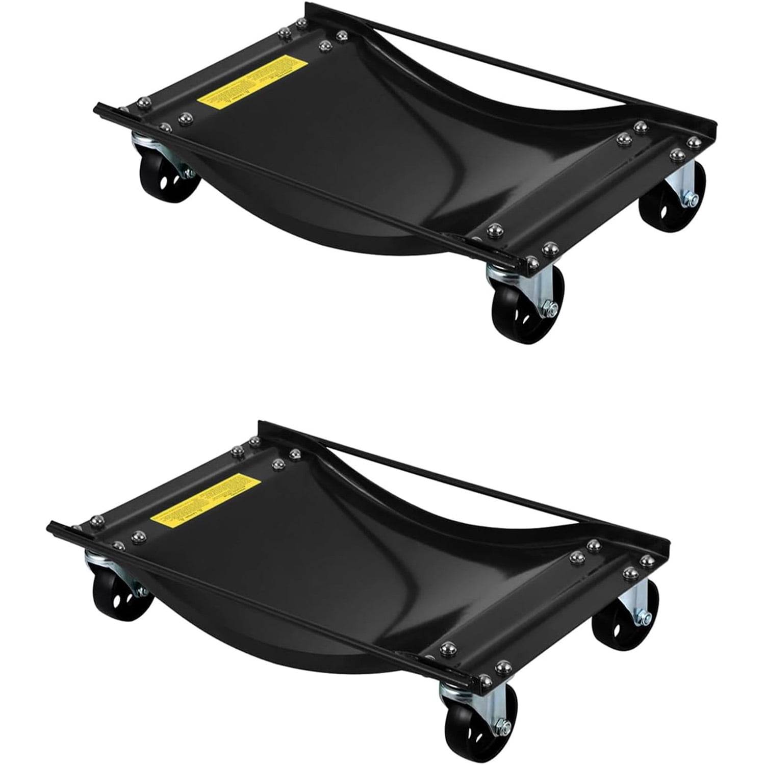 Mescukay Car Dolly Set of 2-5000LBS Capacity Heavy Duty Wheel Dollies ...