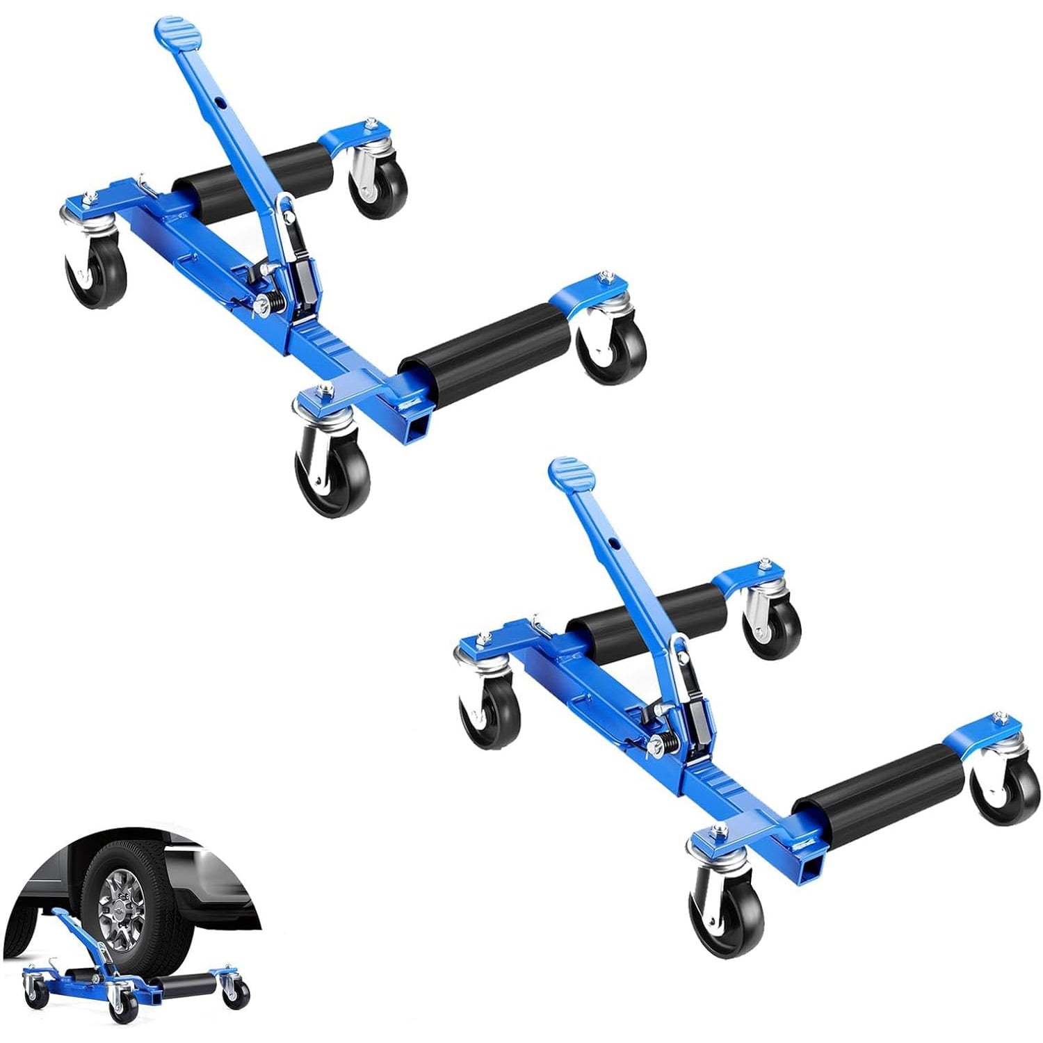 Mescukay Car Wheel Dolly with Tire Jack, Trailer Dolly for Vehicle ...