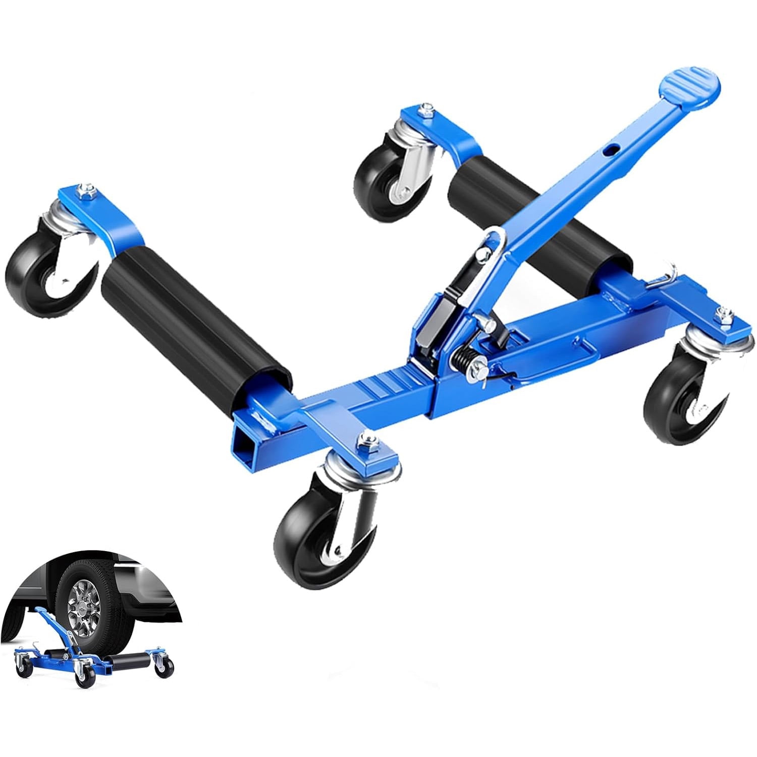 Mescukay Car Wheel Dolly with Tire Jack, Trailer Dolly for Vehicle ...