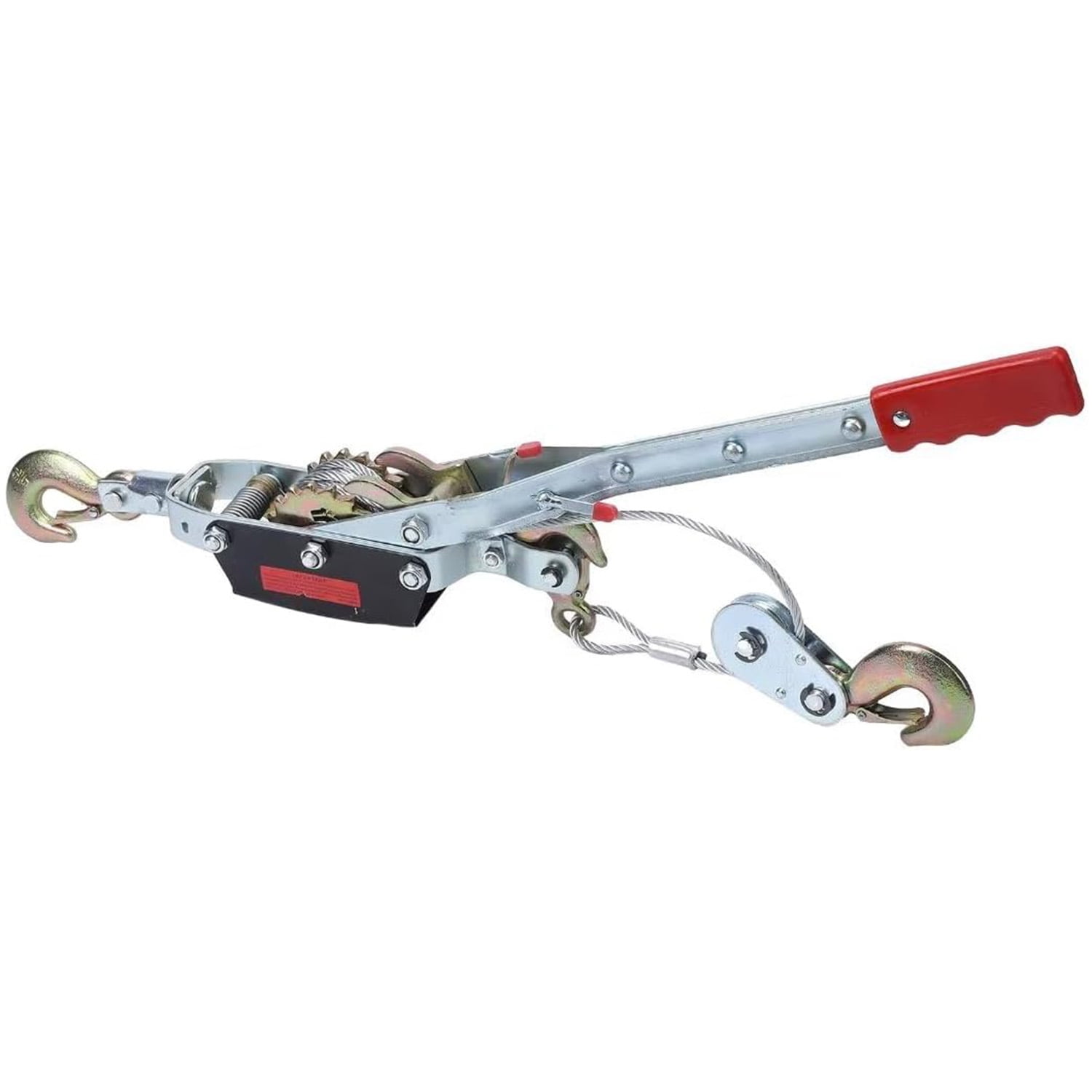 Mescukay Dual Gear Power Puller, Hand Cable Puller Come Along Winch ...