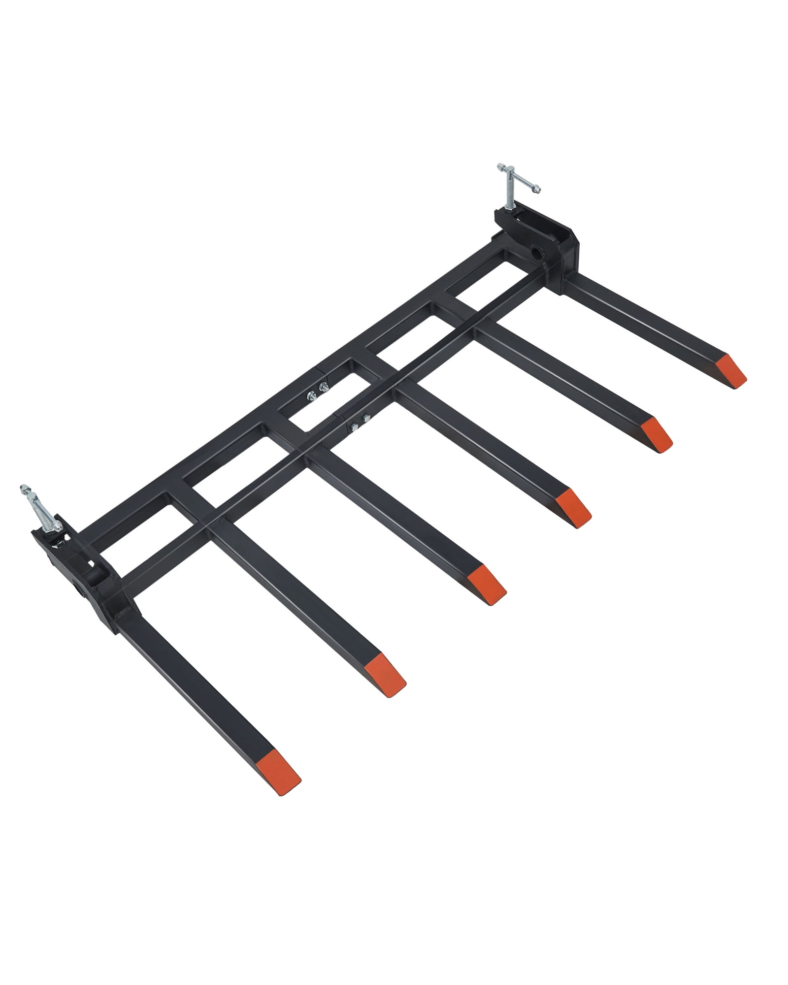 Mescukay Heavy Duty Clamp On Debris Forks for 60" Tractor Bucket, 4400 ...