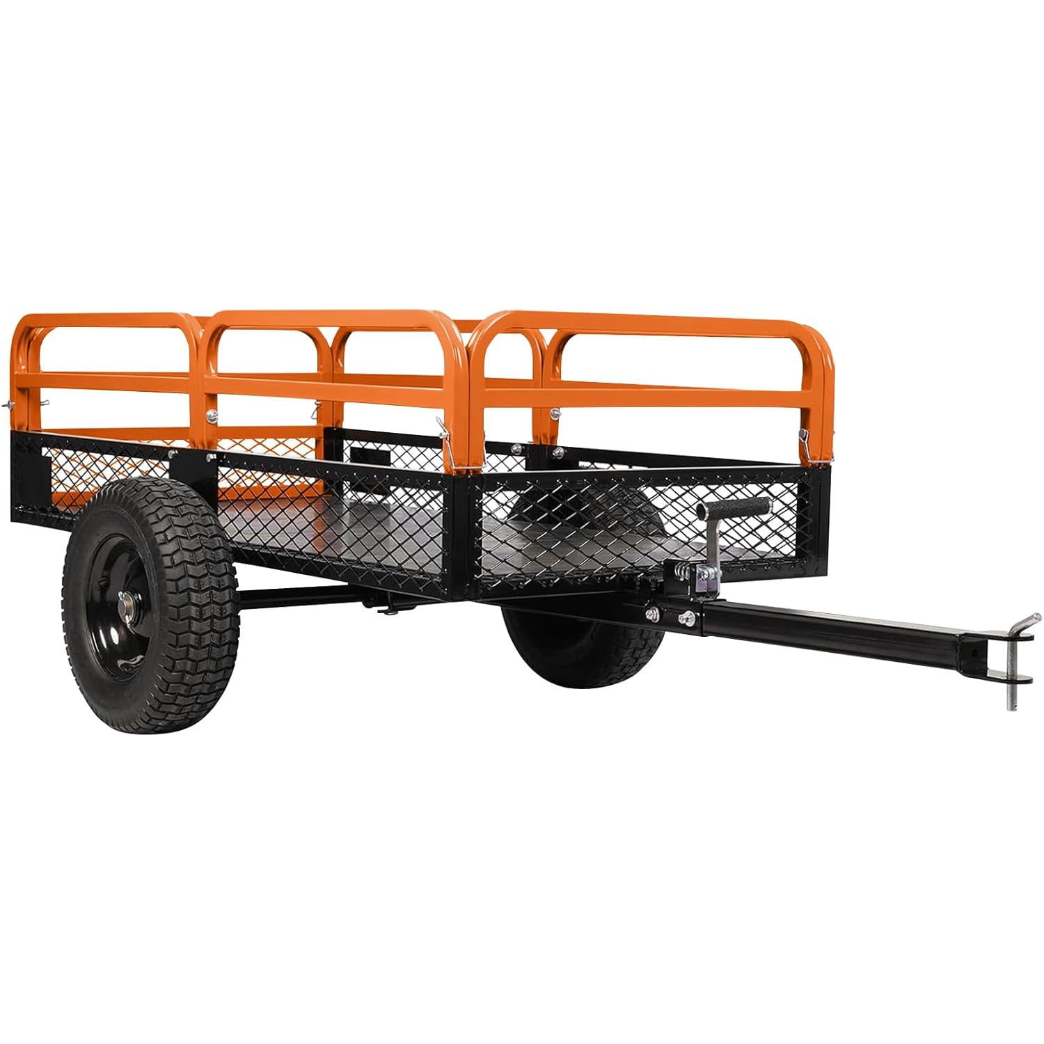 Mescukay Heavy Duty Steel Dump Carts, 1500 lbs Capacity, 15 Cu.Ft ...