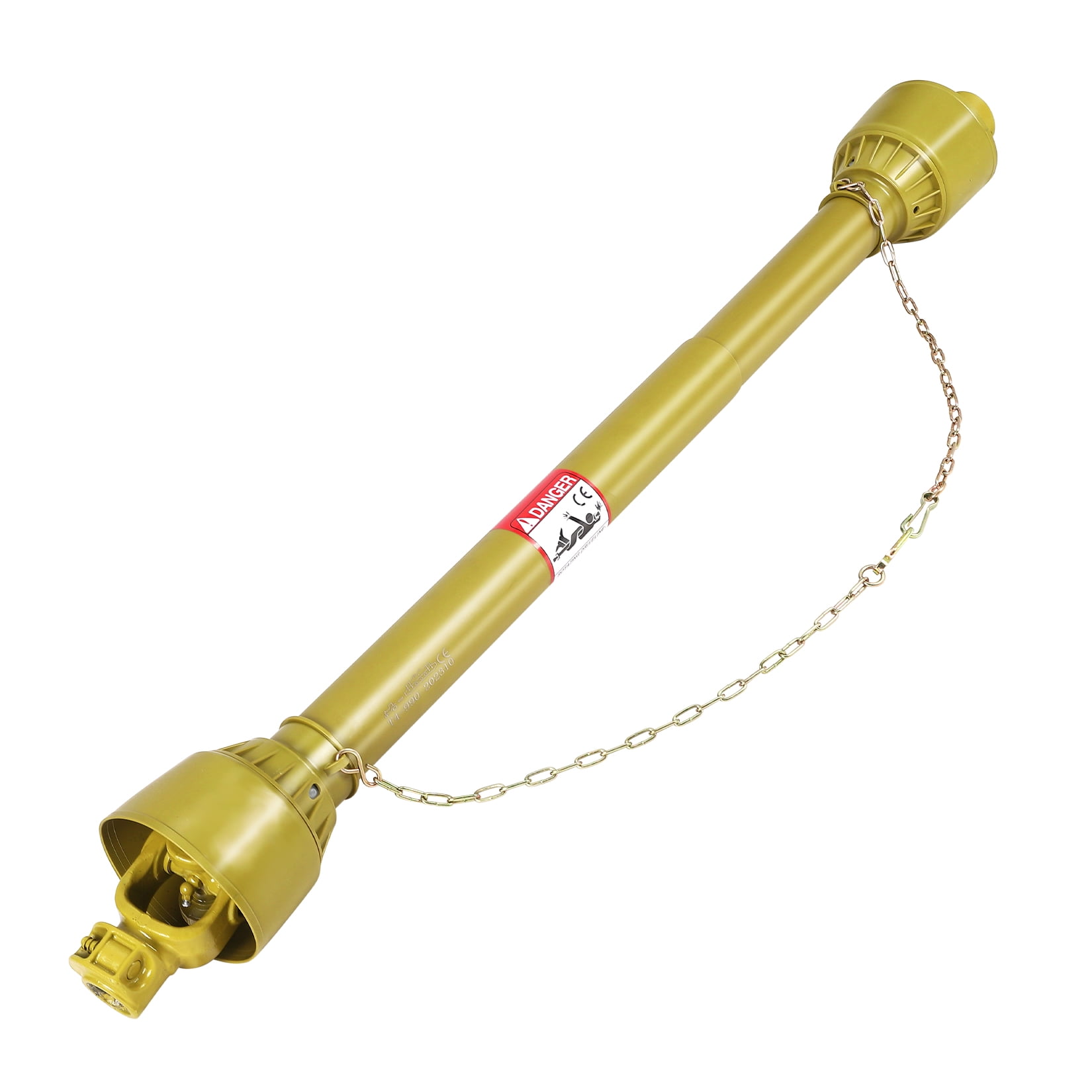 Mescukay PTO Shaft 1 3/8" PTO Drive Shaft, Round Ends PTO Driveline ...