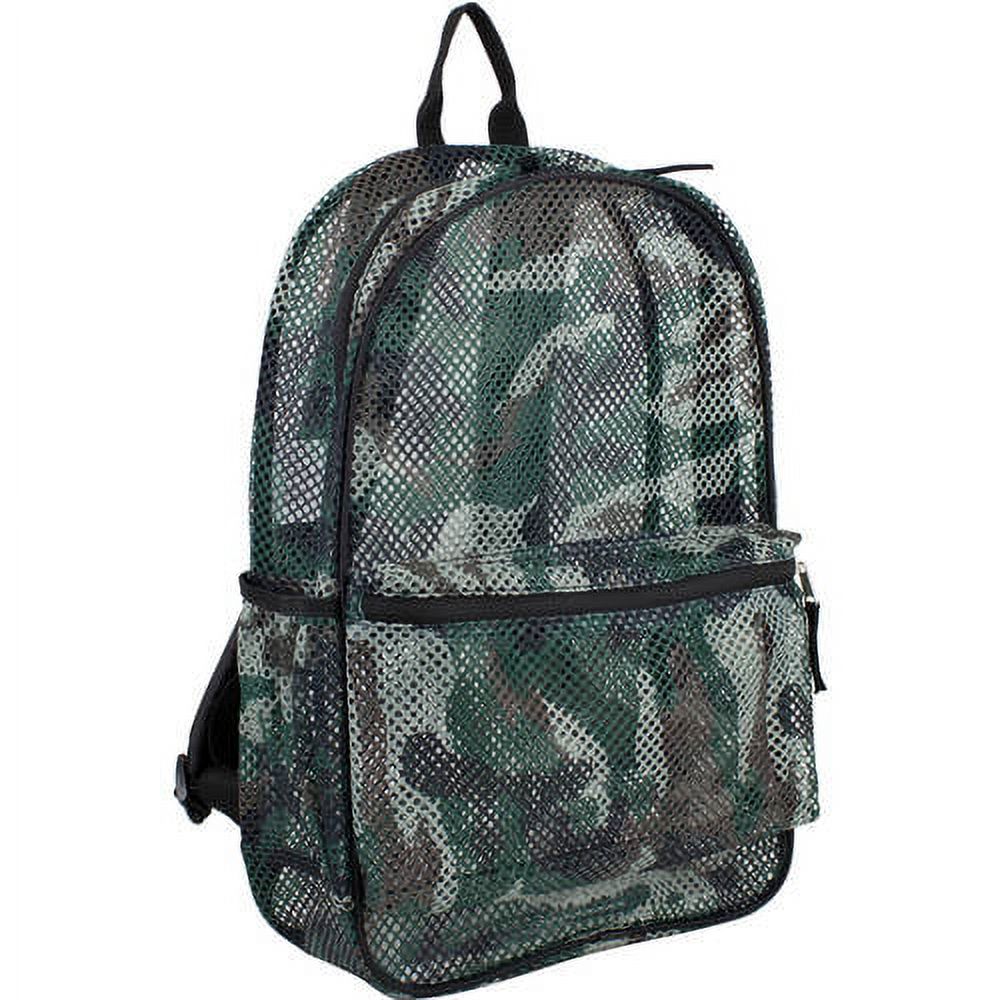 Mesh Backpack with Padded Adjustable Straps - Walmart.com