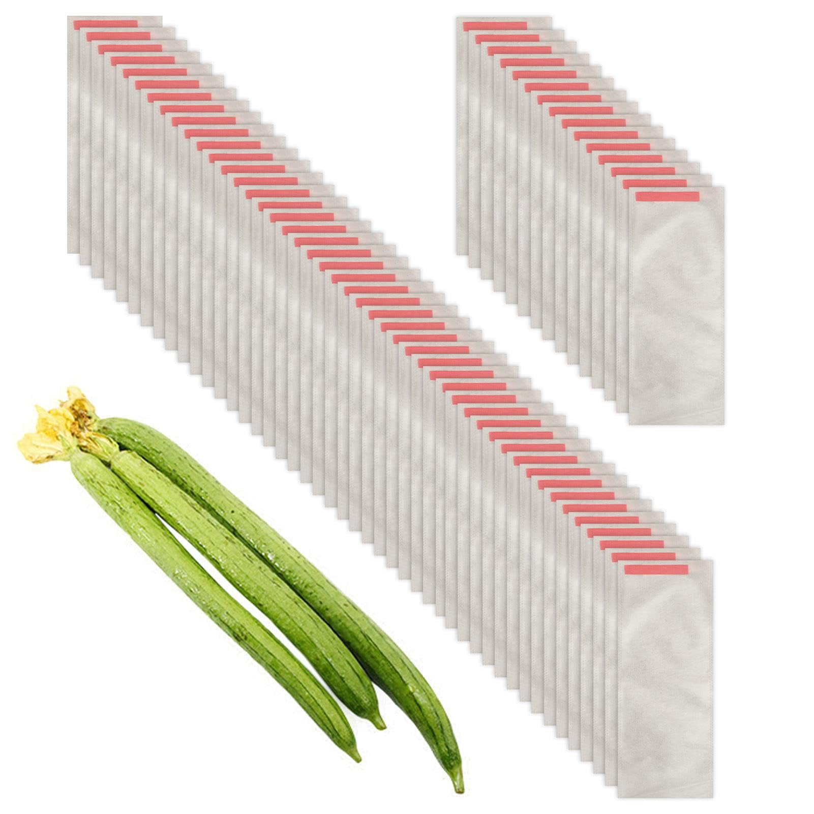 Mesh Bags for Vegetables, 100X Portable Semi Transparent Fruit Covers ...