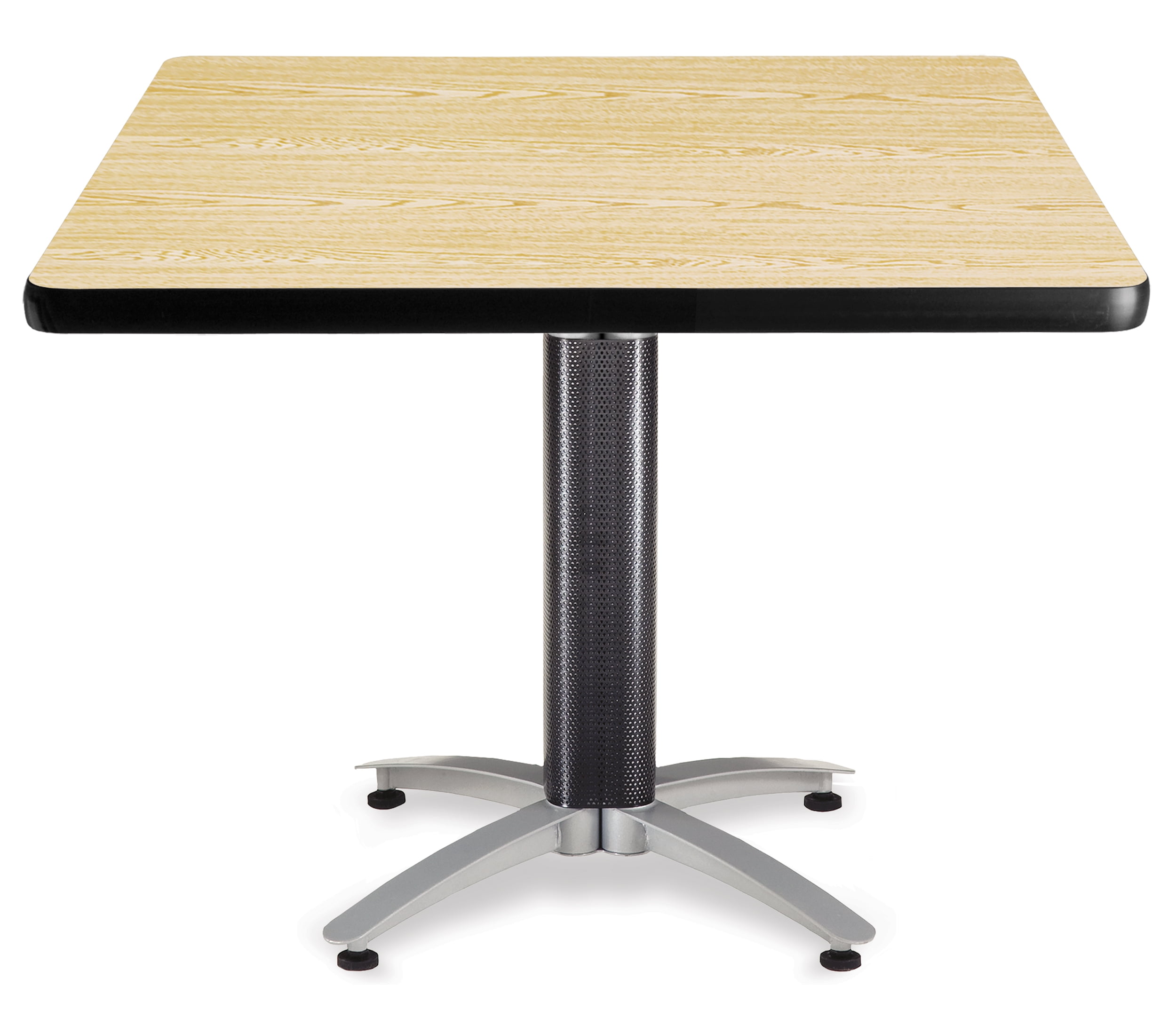 Mesh Base 42 Inch Square Table - Oak - Walmart.com