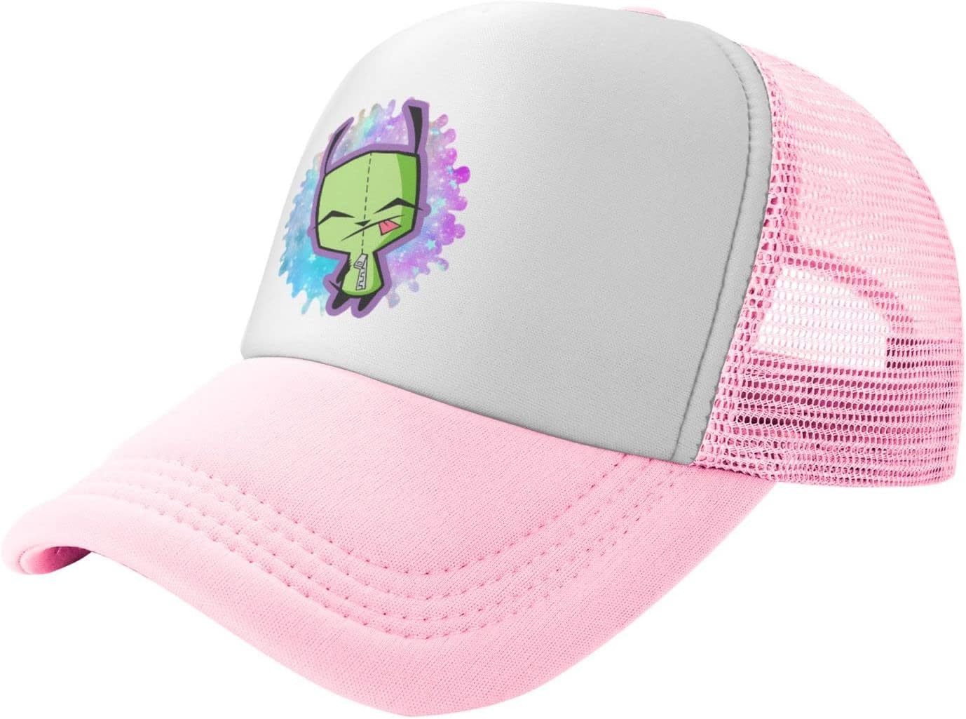 Mesh Baseball Cap Adjustable Trucker Hat for Men Women Black - Walmart.com