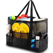 Animal Print Beach Canvas Tote Bag -19 Inch x 15 Inch - Women Swim Pool ...
