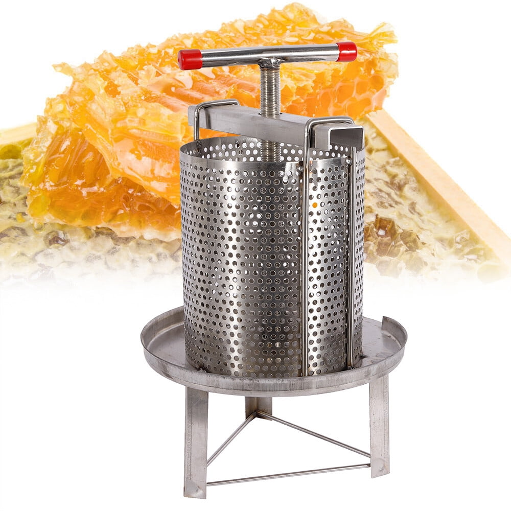 Mesh Bee Honey Press Machine Manual Honey Extractor Stainless Steel Household - Walmart.com