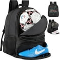 Mesh Black Basketball Soccer Bag Backpack Sports Volleyball Football ...