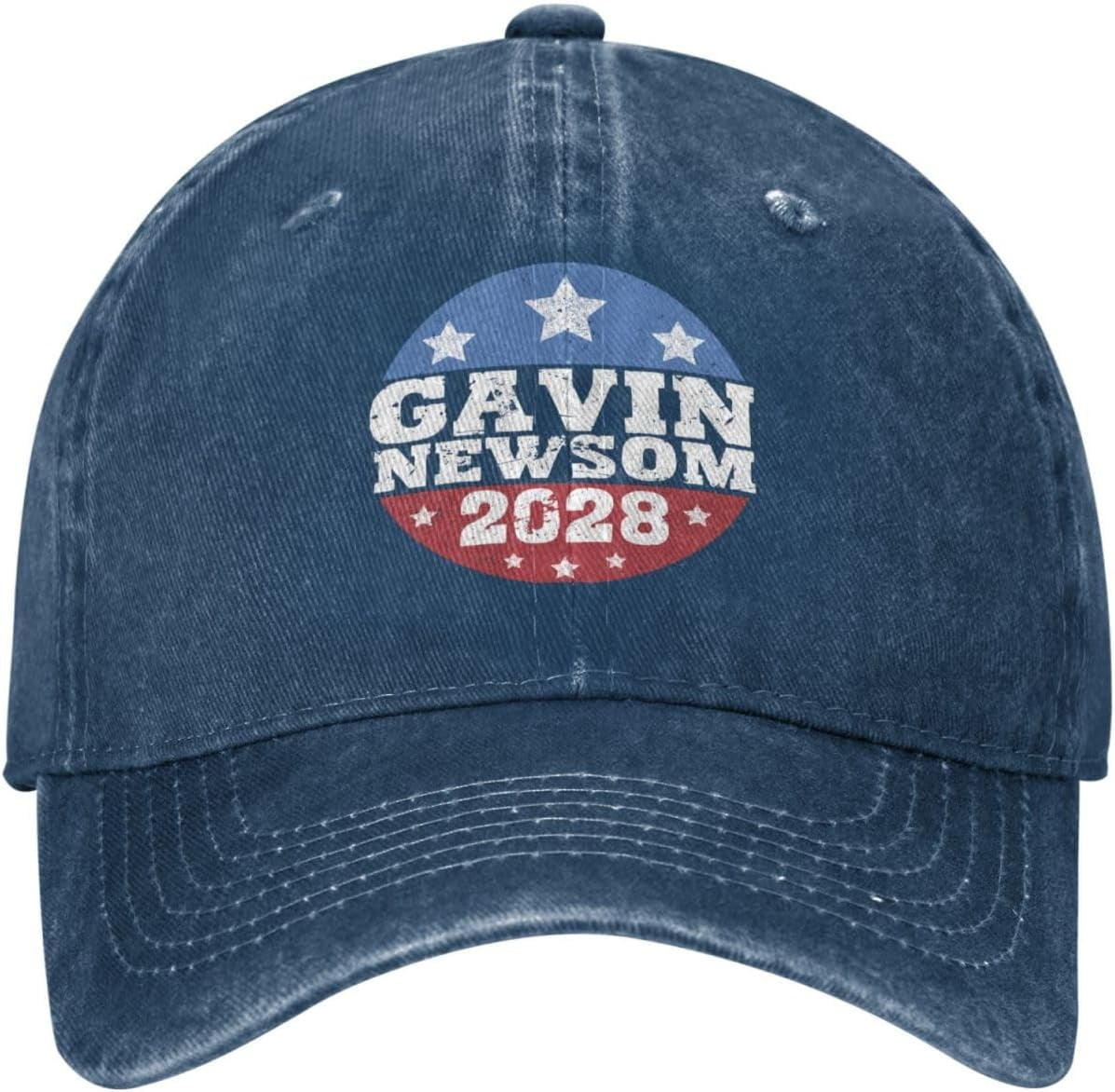 Mesh Cap for Newsom - 2028 Campaign Denim Hat - Walmart.com