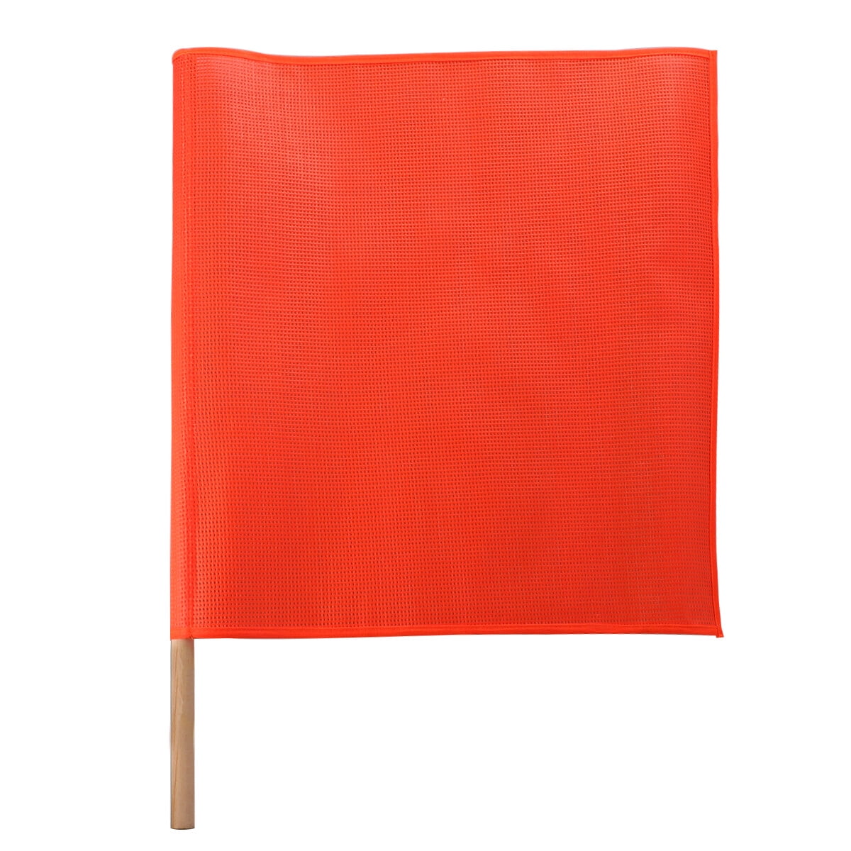 Mesh Cloth Flag Wooden Handle Bunting Classic Simple Flag Security Flag ...