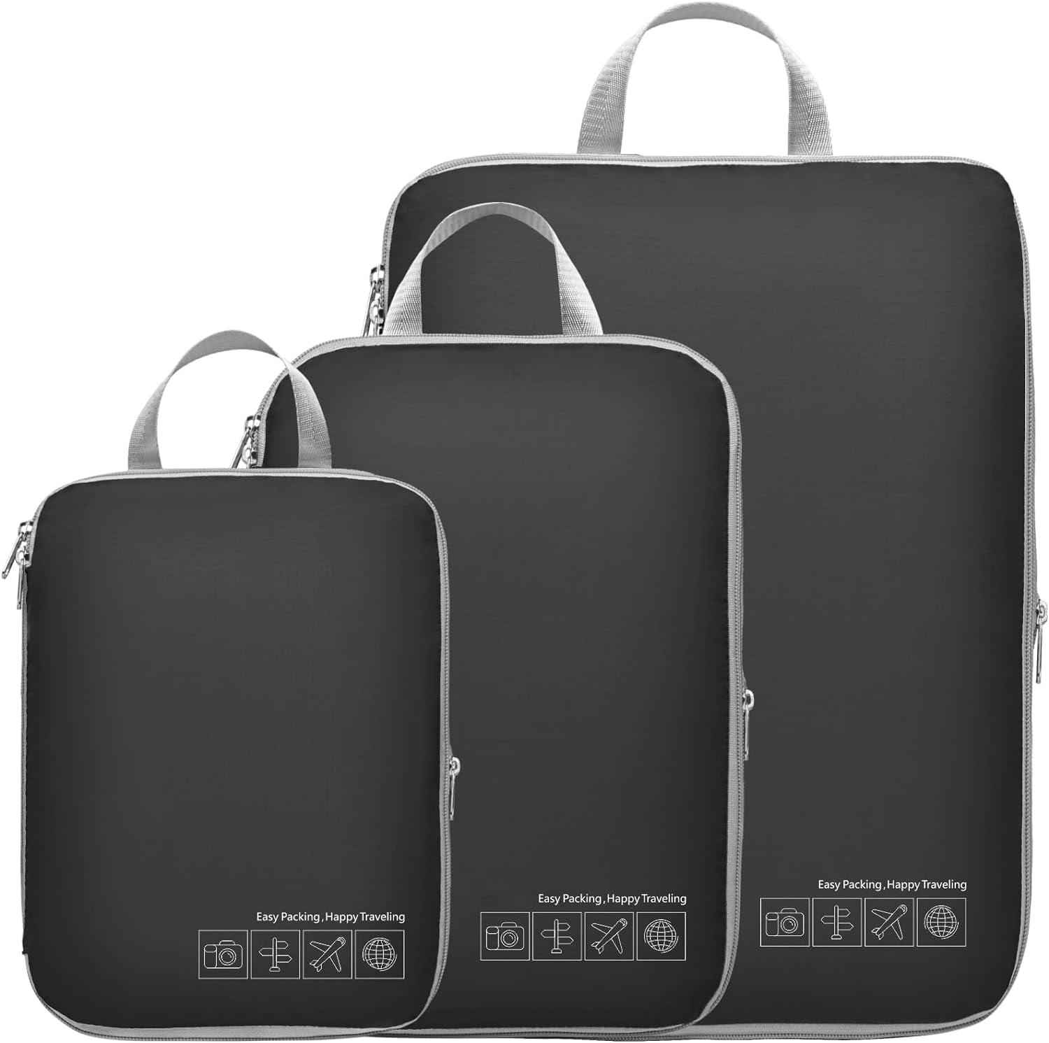Mesh Compression Packing Cubes Travel - Space Saving Packing Cubes for ...