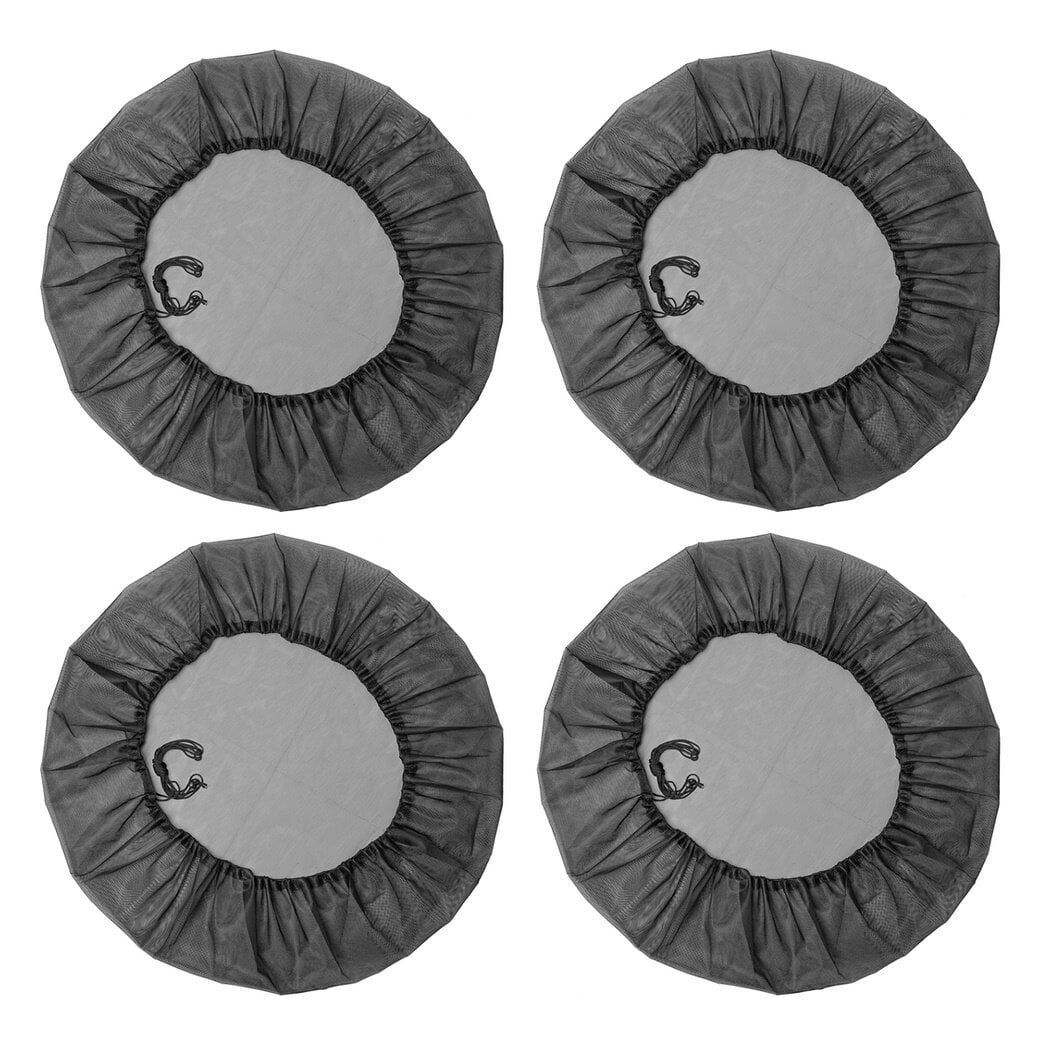 Mesh Cover for Rain Barrels, 4PCS Nylon Rain Barrel Mesh Covers, 39inch ...