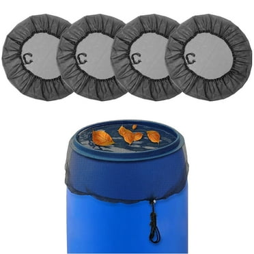 Fuliko 39-inch Mesh Cover for Water Collection Buckets, Rain Collection ...