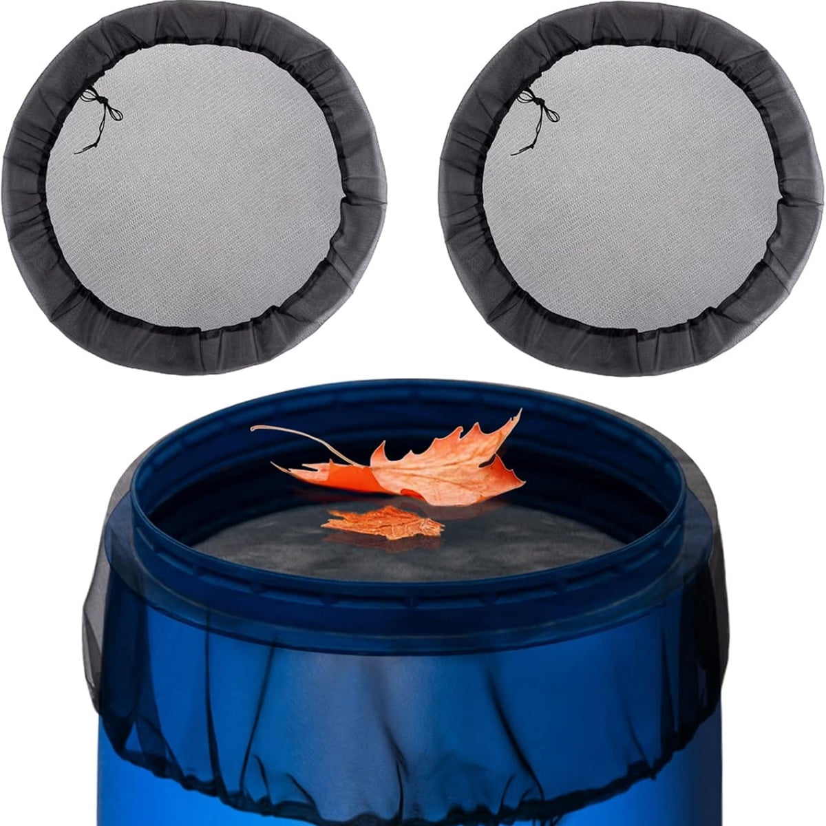 Mesh Cover for Rain Barrels,Tutuviw 2Pcs 31.5" Rain Collection Barrels ...
