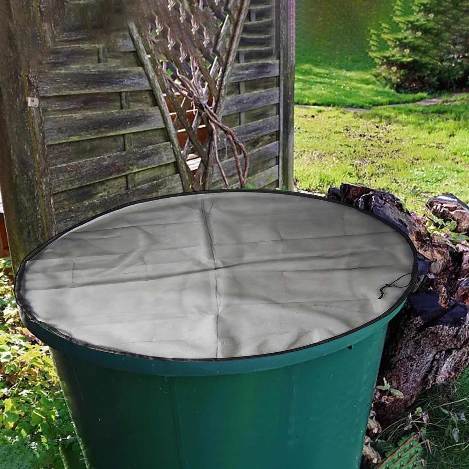 Mesh Cover for Rain Barrel Keep Leaves and Debris Out of Your Rain ...