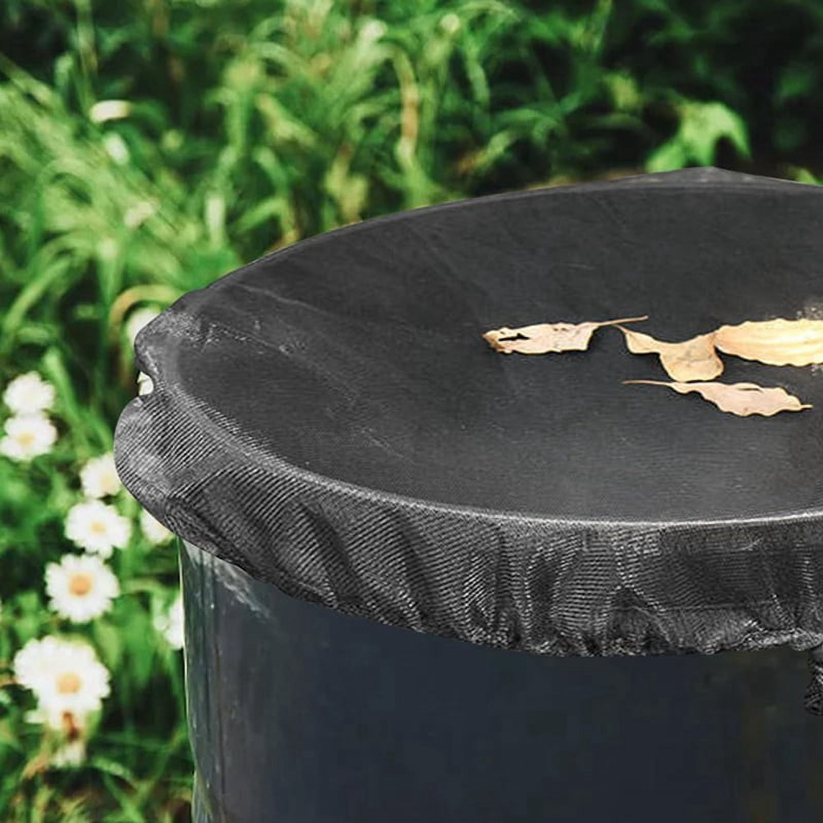 Mesh Cover for Rain Barrels with Drawstring, Netting Screen Cover for ...