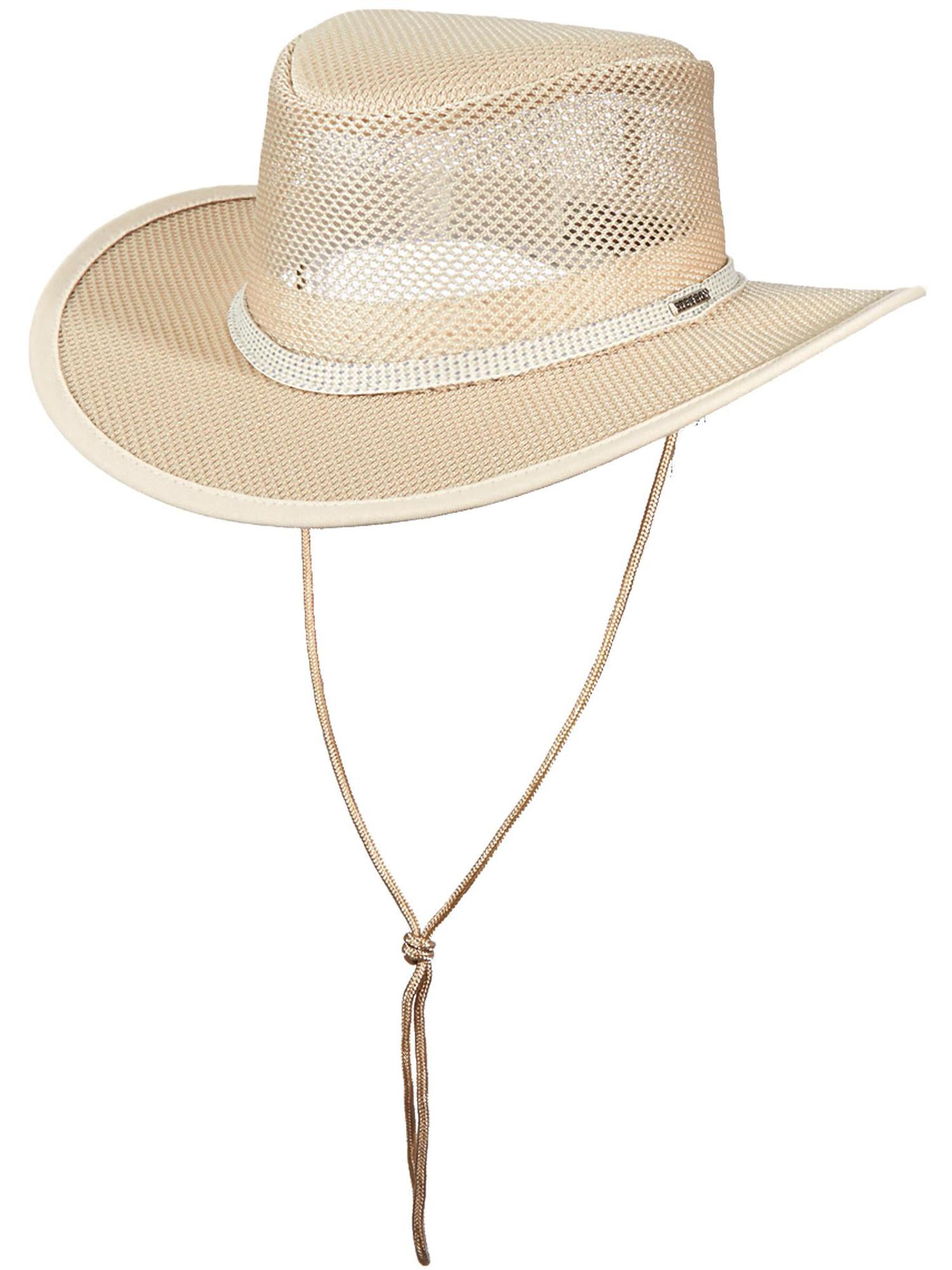 Mesh Covered Soaker Safari Hat - L - Natural - Walmart.com