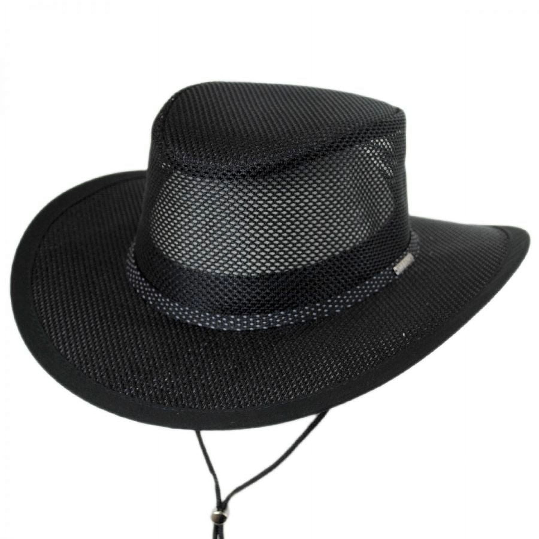 Mesh Covered Soaker Safari Hat - M - Black - Walmart.com