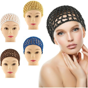 WAXIAYU Girls Hair Accessories Hair Nets 2PCS Crochet Net Hat - Walmart.com