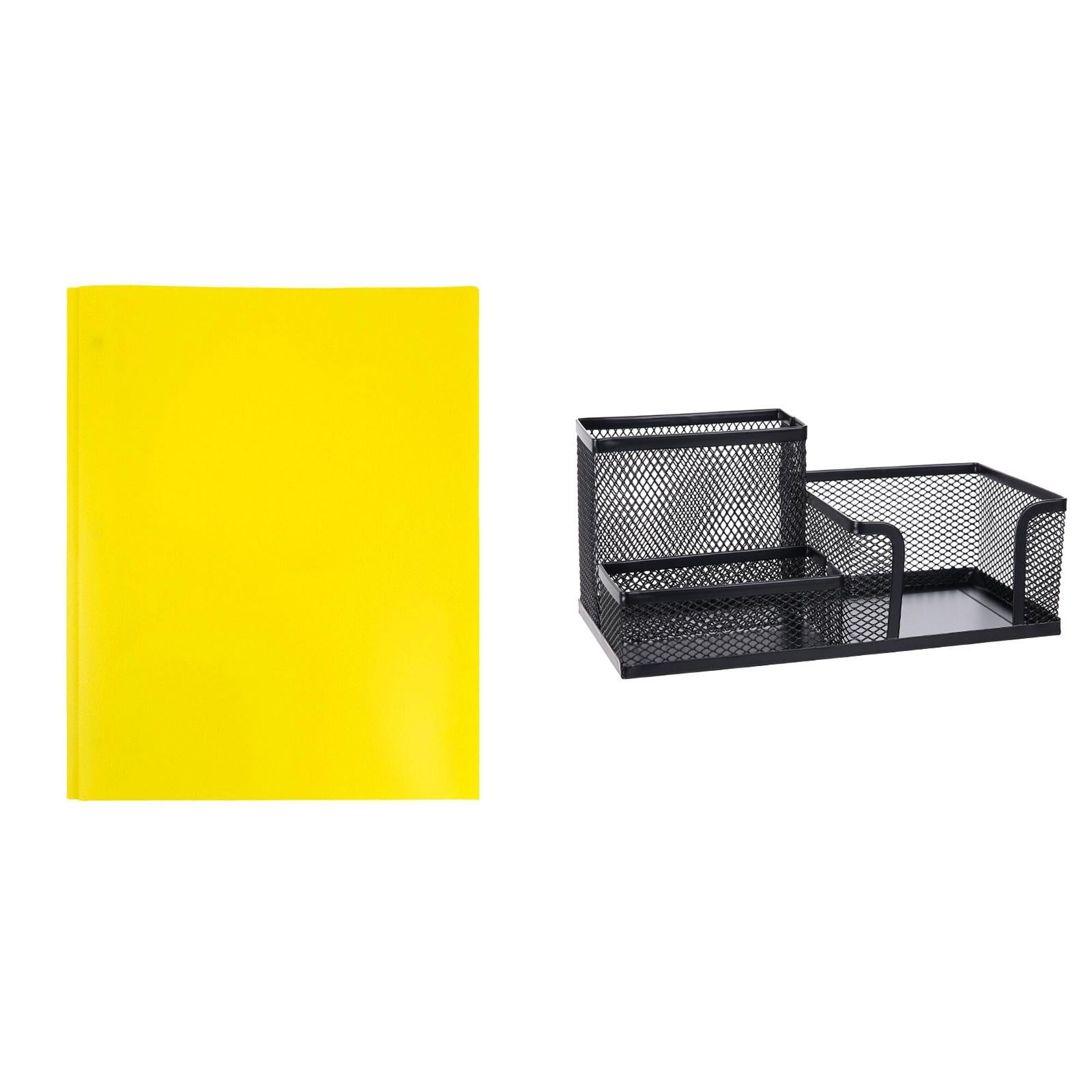 Mesh Desk Organizer Supplies Caddy With Pencil Holder And Storage ...