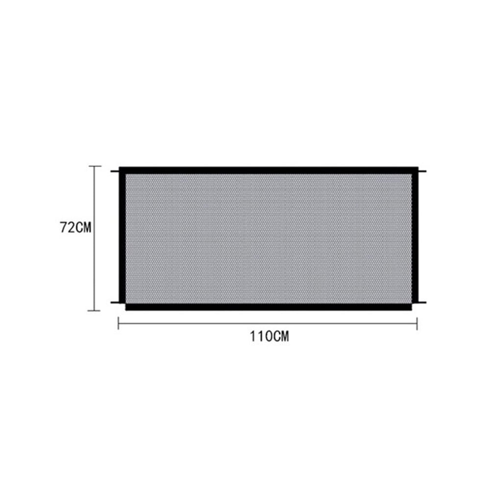 Mesh Dog Gate Folding Magic Pet Gate Extra Wide Pet Safety Guard ...